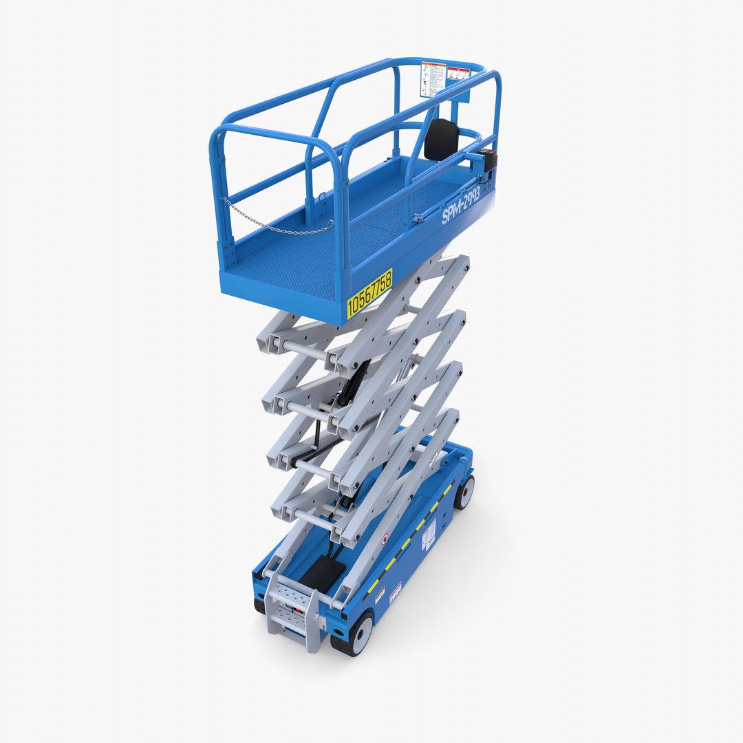 Animated Electric Scissor Lift V1 3D Model - TurboSquid 2110913