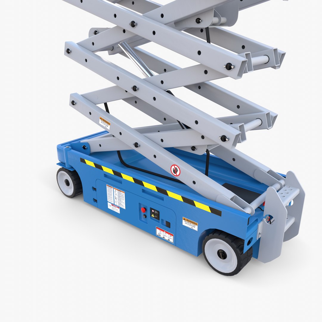 Animated Electric Scissor Lift v1 3D model - TurboSquid 2110913