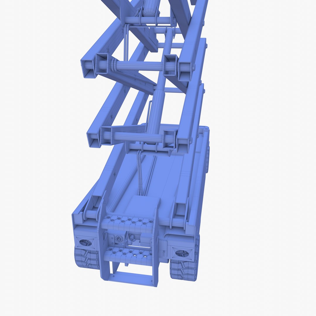 Animated Electric Scissor Lift V1 3D Model - TurboSquid 2110913