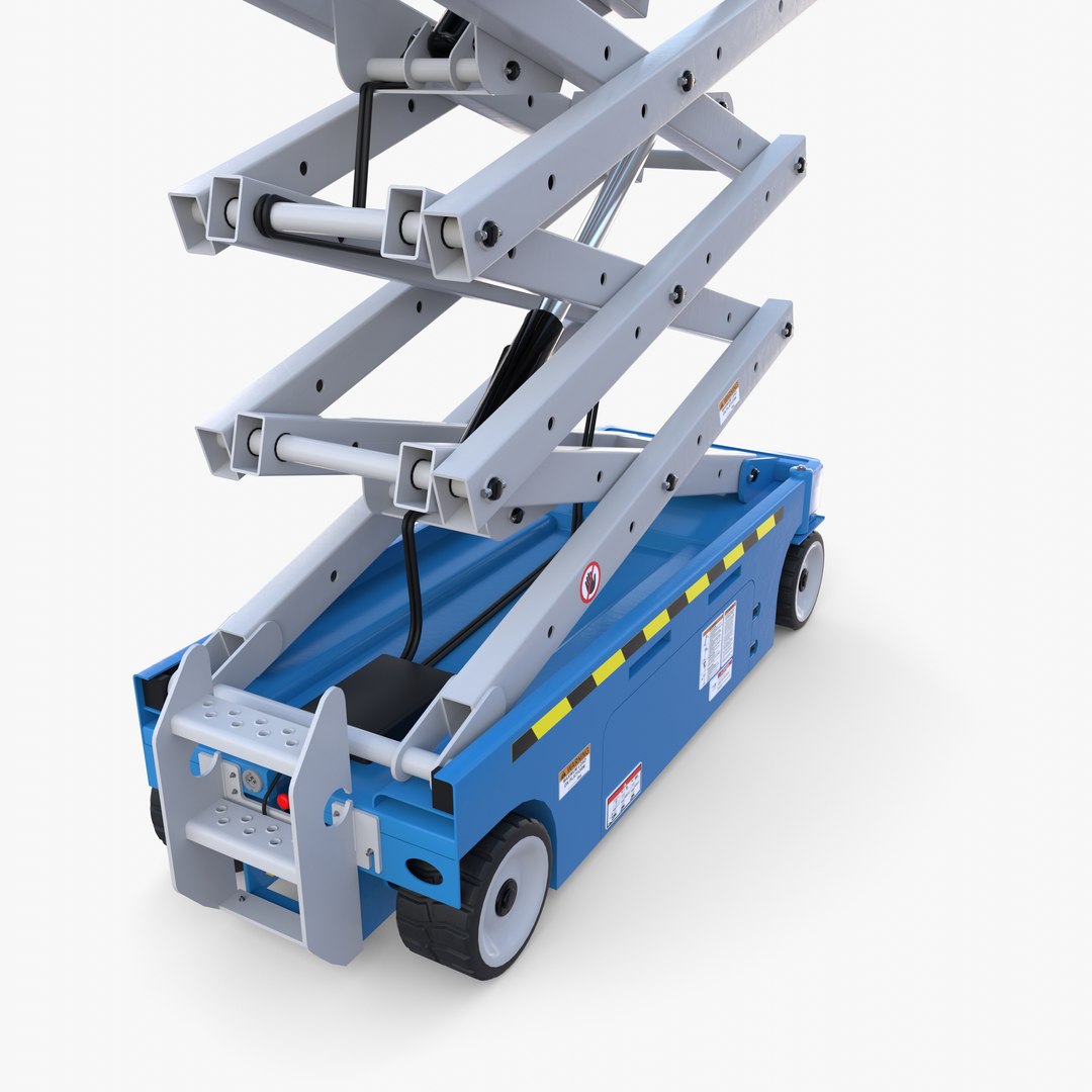 Animated Electric Scissor Lift V1 3D Model - TurboSquid 2110913