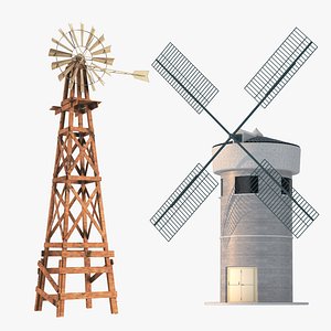 3D Windmill Models - Browse & Download Formats - TurboSquid