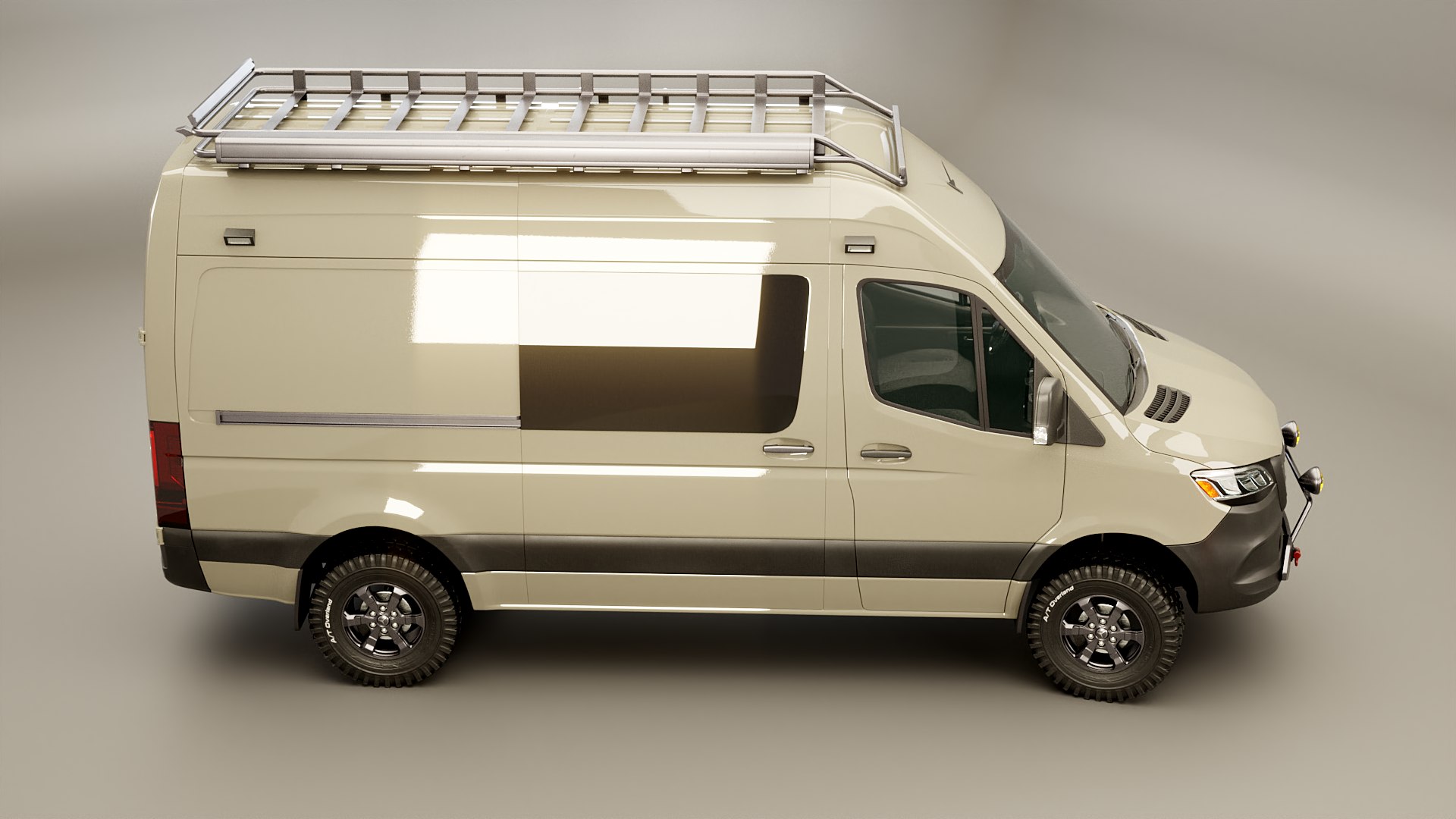 3D Model Mercedes Sprinter 4x4 Overlan Camper - TurboSquid 2284827