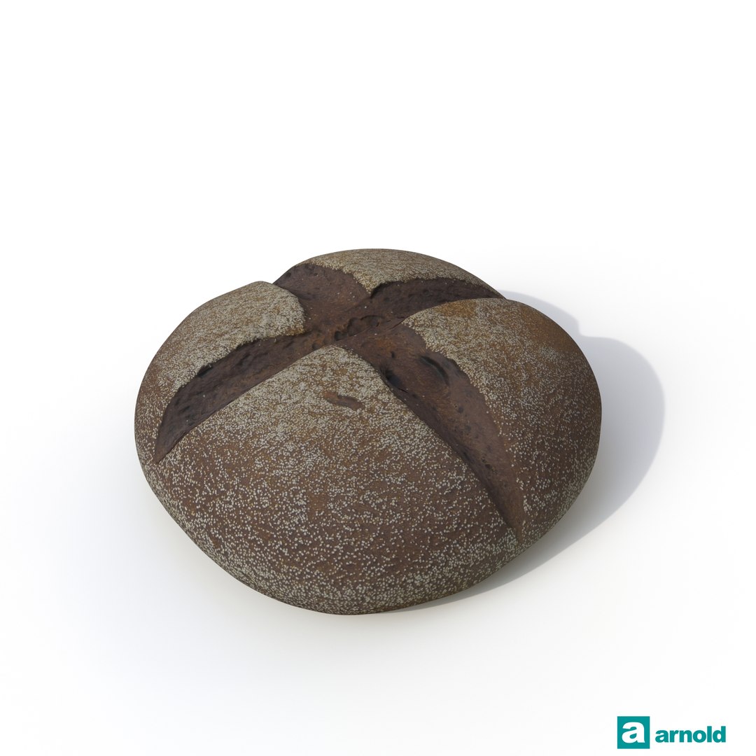 3D Bread Photogrammetry Arnold Model - TurboSquid 1219784