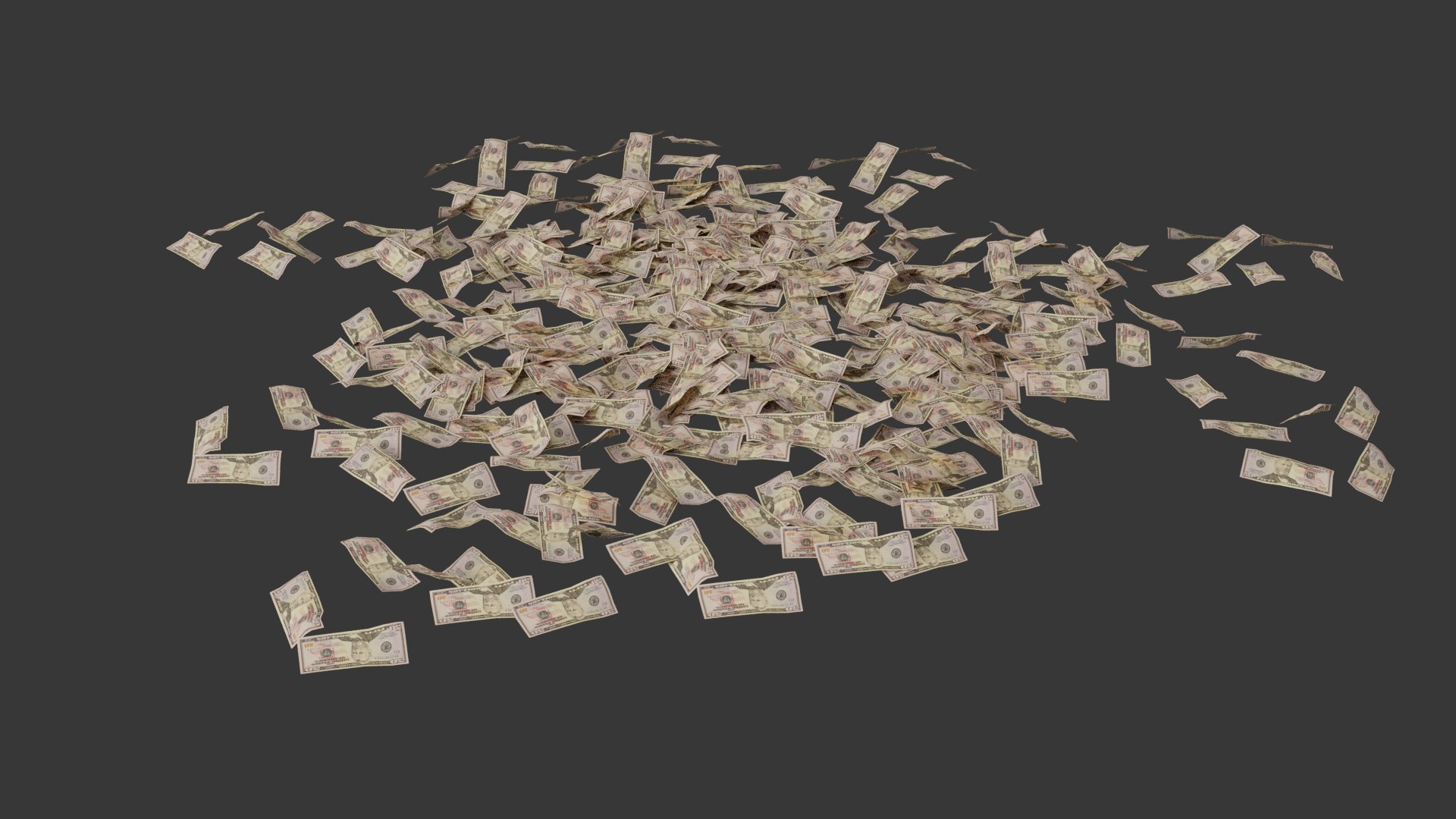 3D Fifty Dollar Currency Stack - TurboSquid 2220351