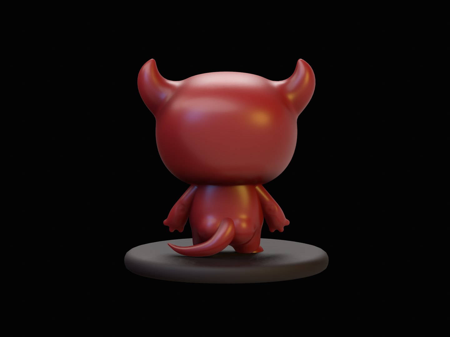 Little Devil Cartoon Kawaii Character 3D - TurboSquid 2346908