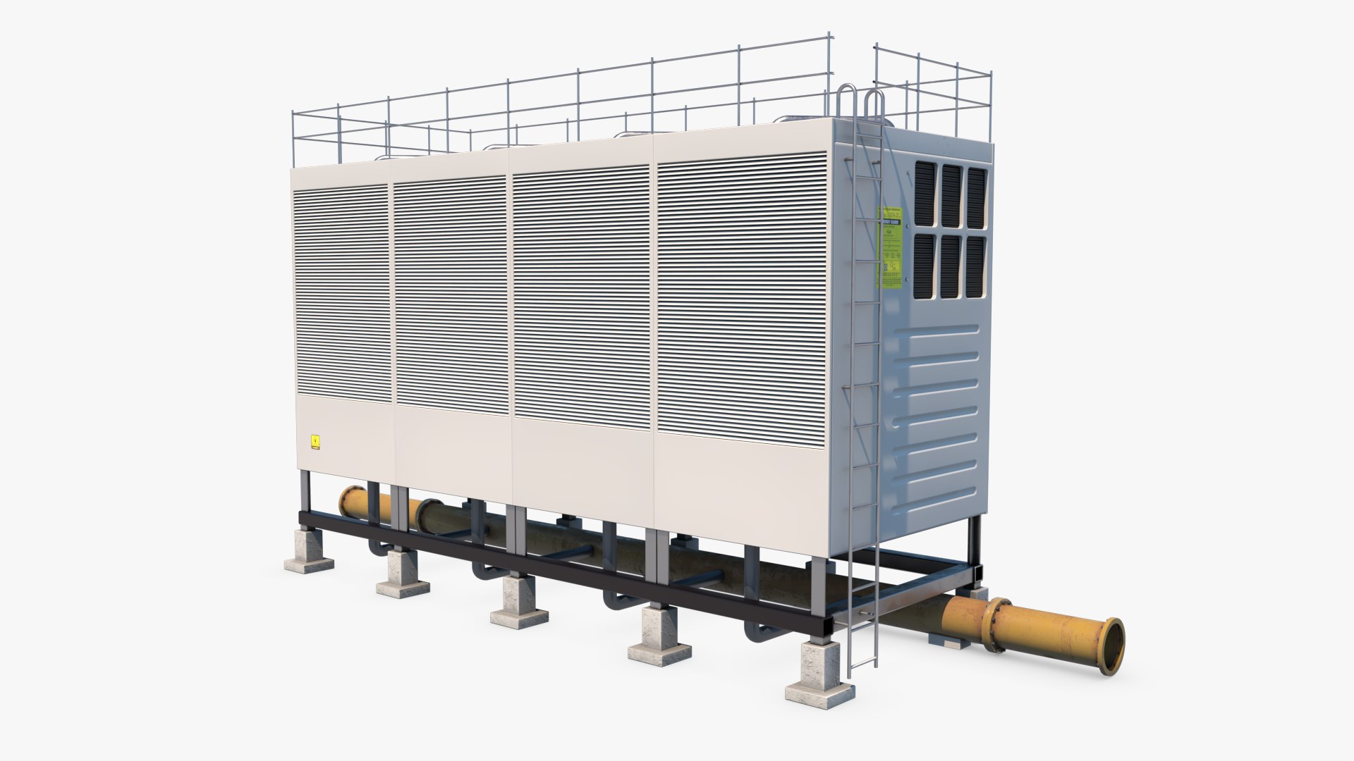 3D Air Conditioner Set 01 Model - TurboSquid 2080078