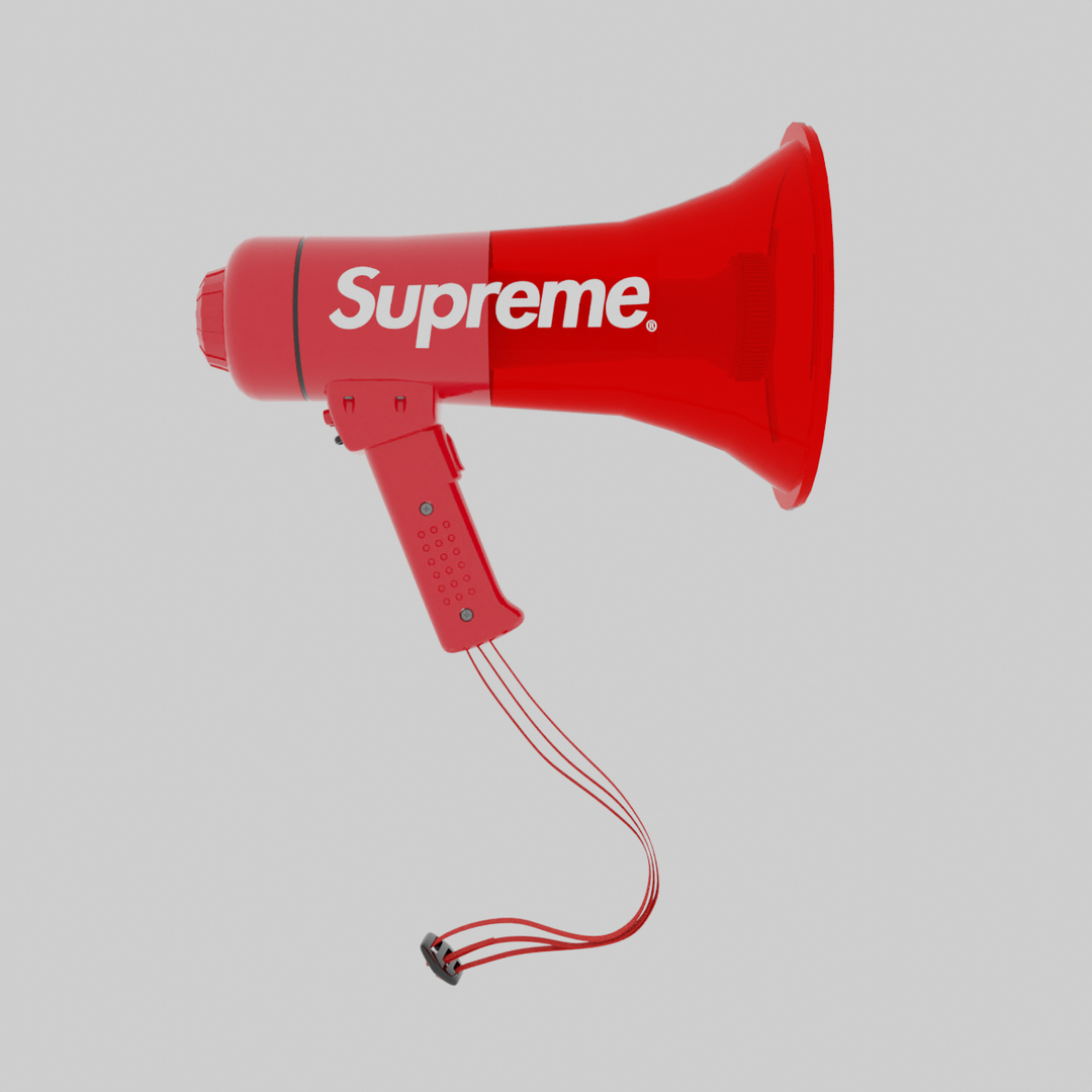 3D Supreme X Pyle Waterproof Megaphone Model - TurboSquid 2234734
