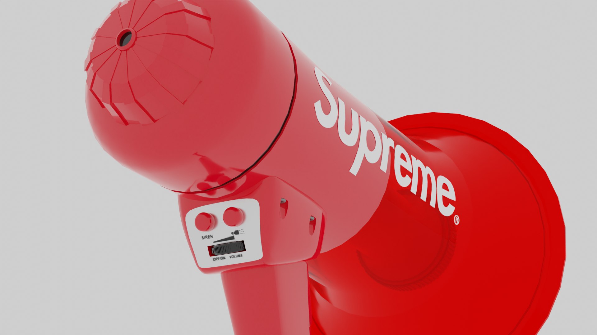 3D Supreme X Pyle Waterproof Megaphone Model - TurboSquid 2234734