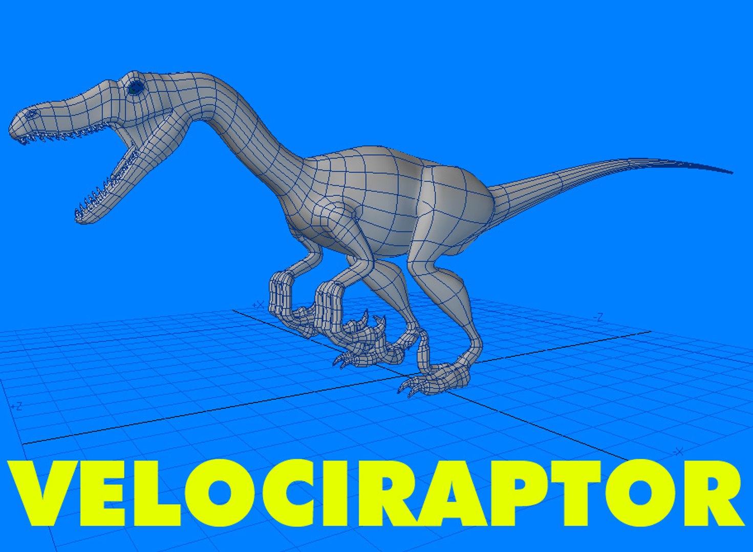 Velociraptor Dinosaur 3d Model
