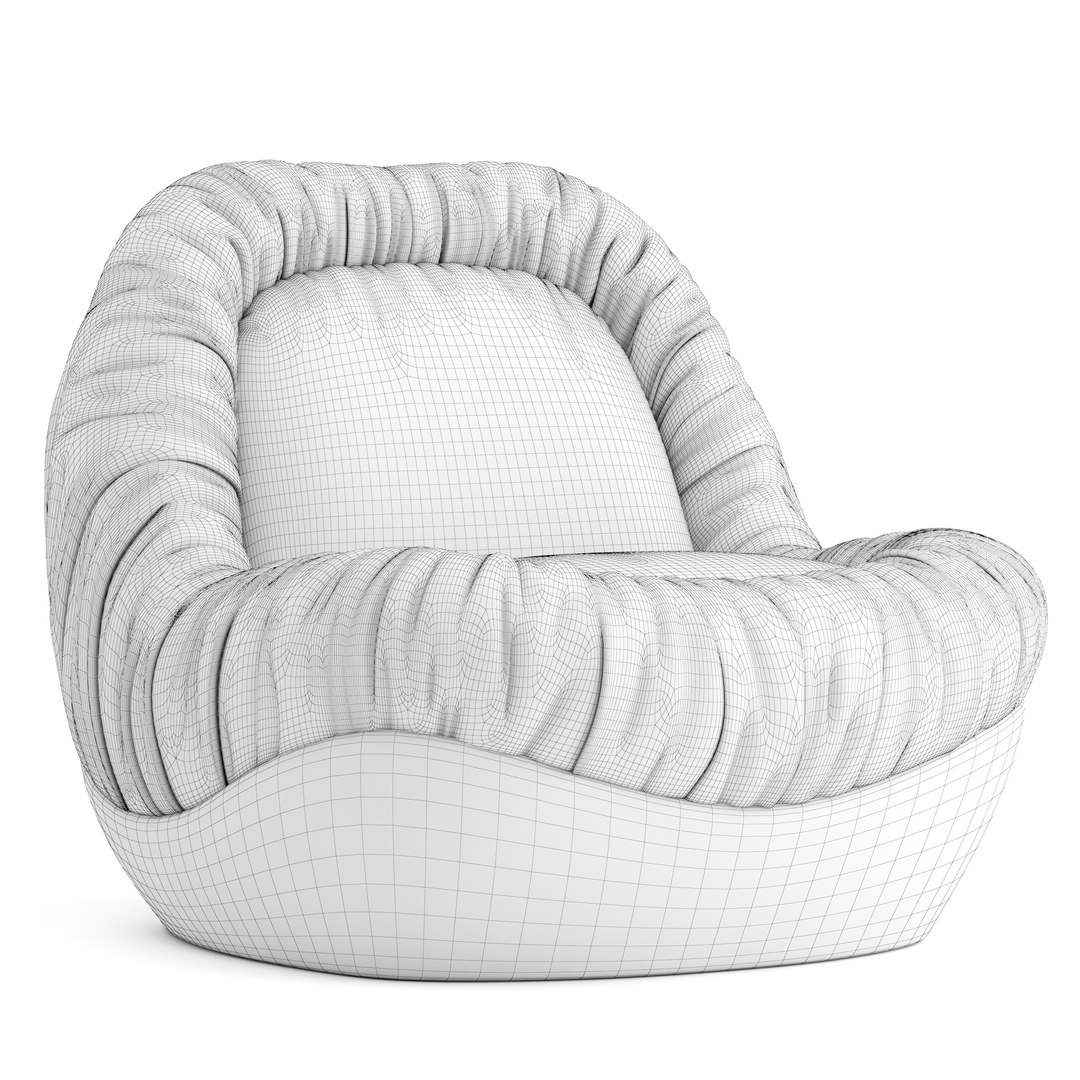 Baxter Barret Armchair Model - TurboSquid 1805694