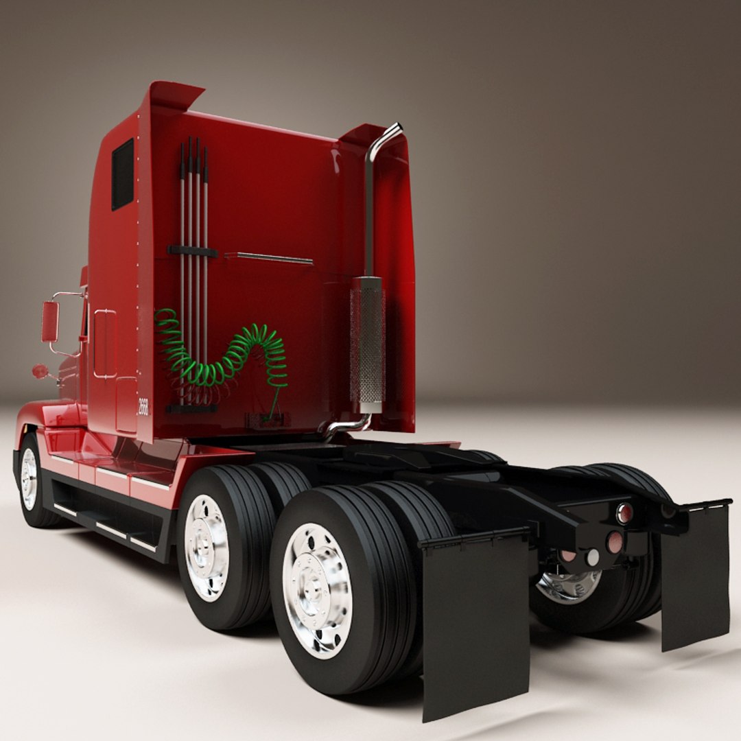 freightliner fld 120 3d 3ds