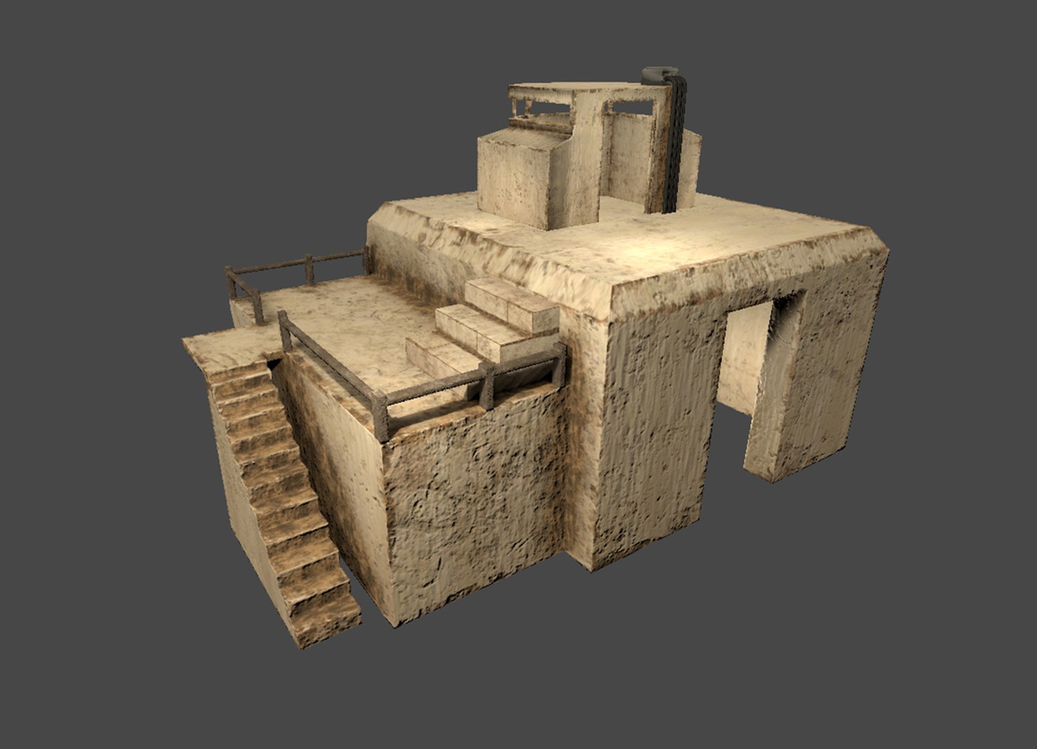 3D Pack Bunkers - TurboSquid 1511600