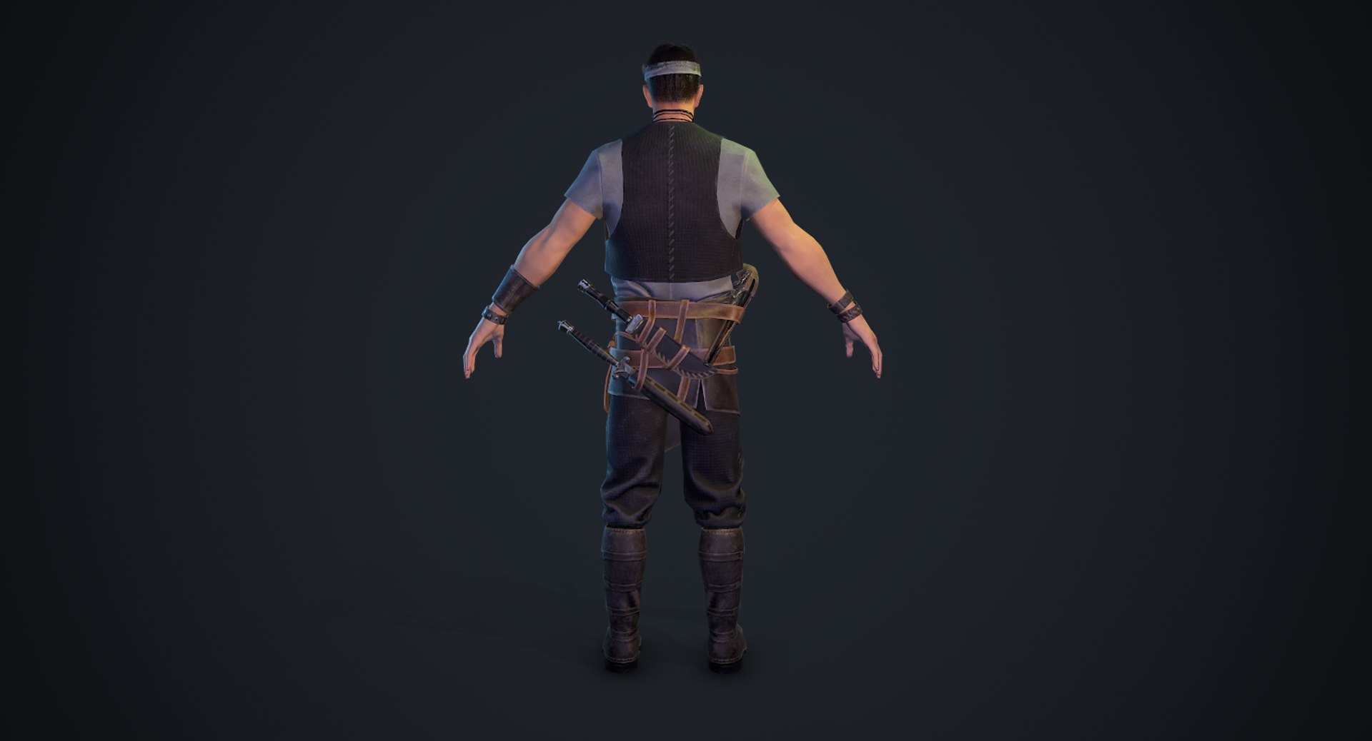 3D Model Real-time Pirate Smuggler-1 Rigged - TurboSquid 1216913