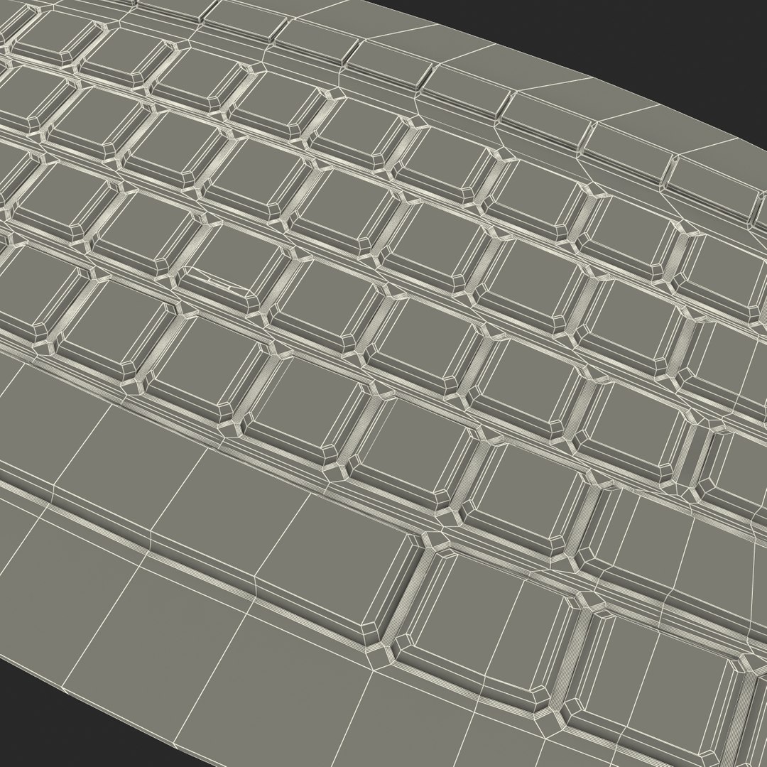 Microsoft Arc Keyboard 3d C4d