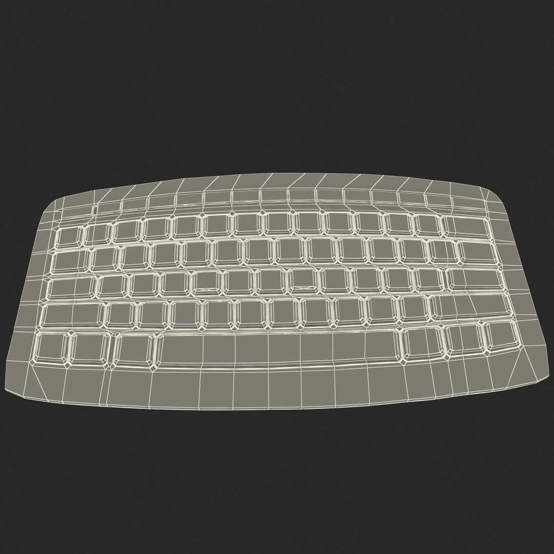 Microsoft Arc Keyboard 3d C4d
