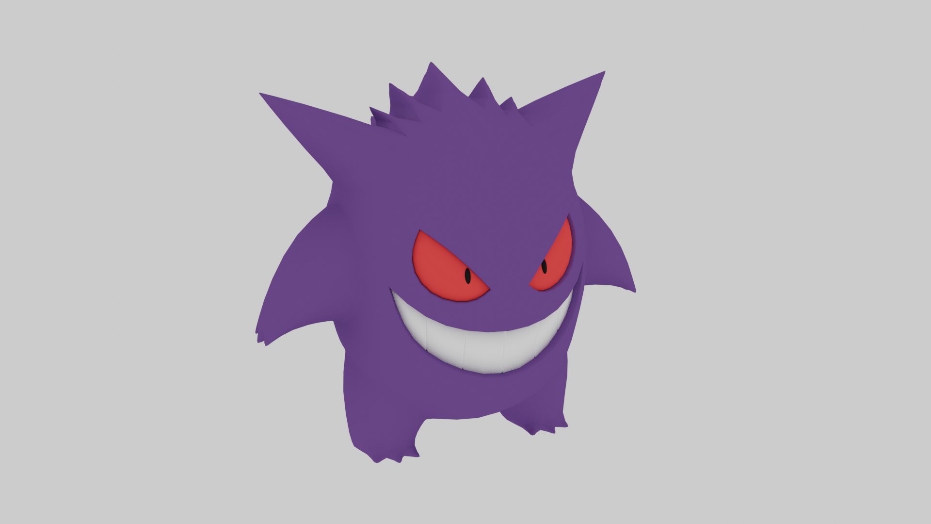 Pokemon Gengar Model - TurboSquid 2008202