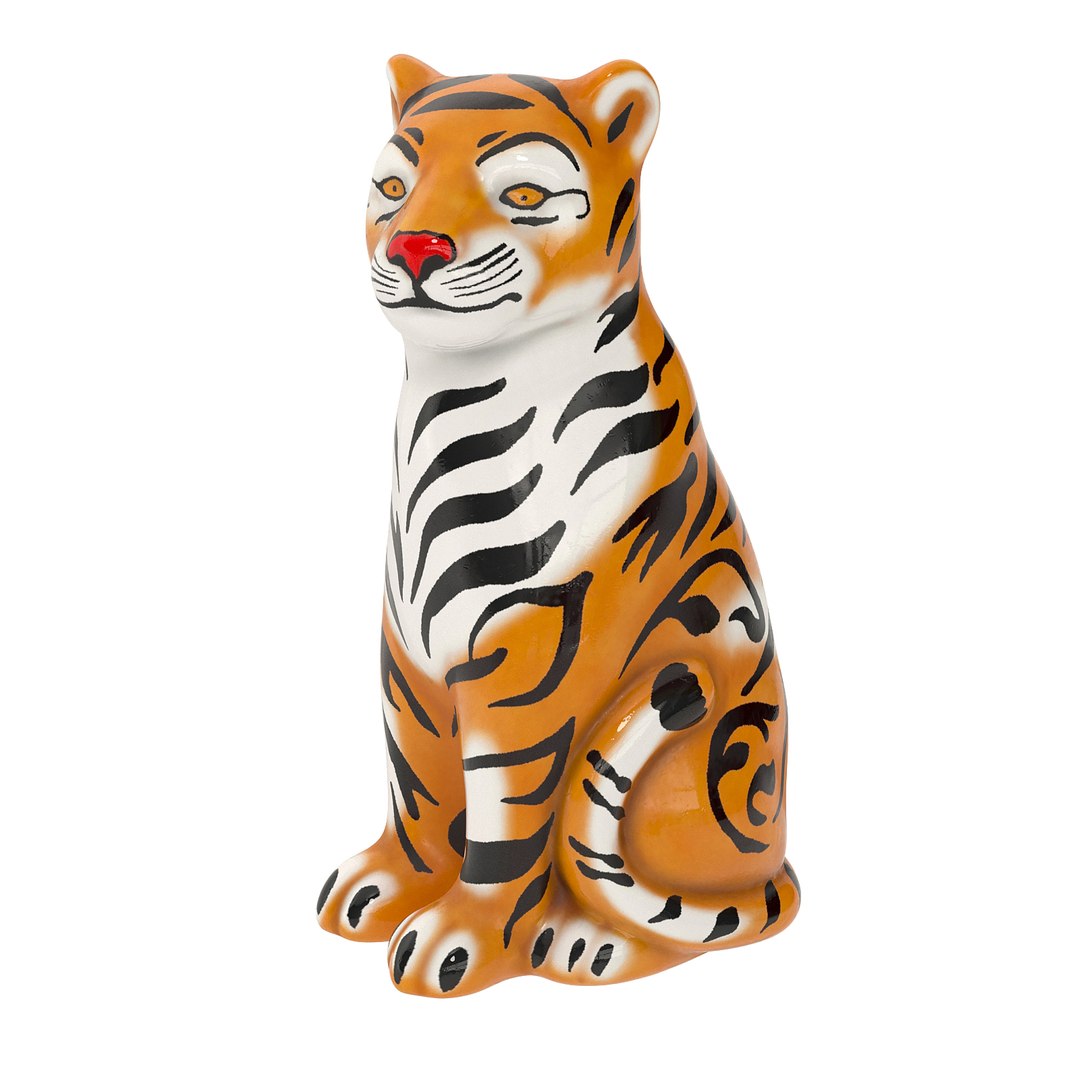 Ceramic Tiger 3D Model - TurboSquid 1553390