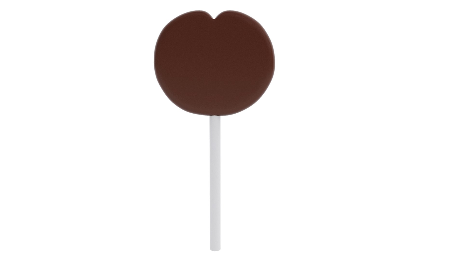 Halloween Pumpkin Shaped Candy On Stick 3D - TurboSquid 1923524