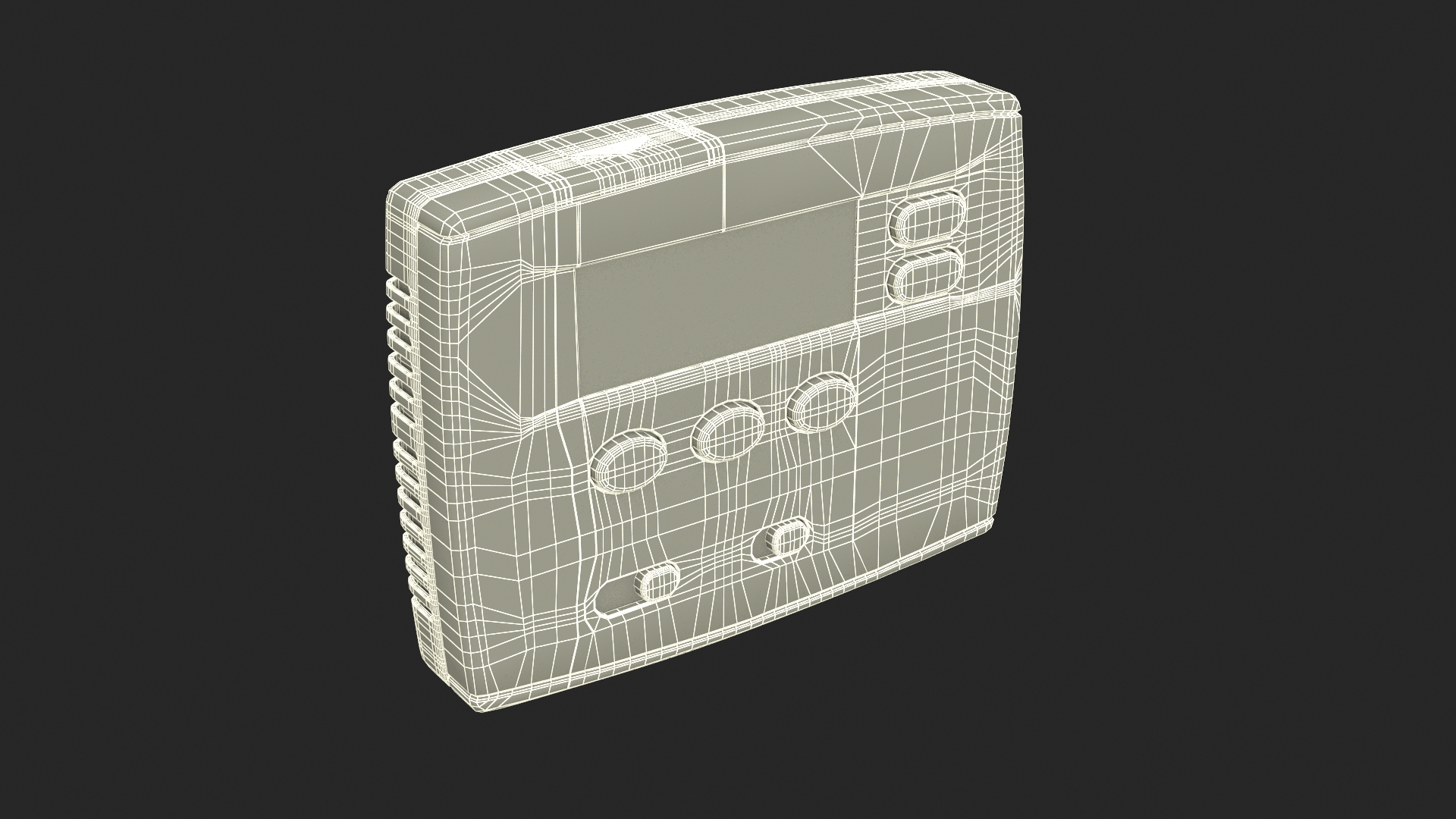 3D Model Home Thermostat Emerson 1F80-0261 Switched On - TurboSquid 2159375