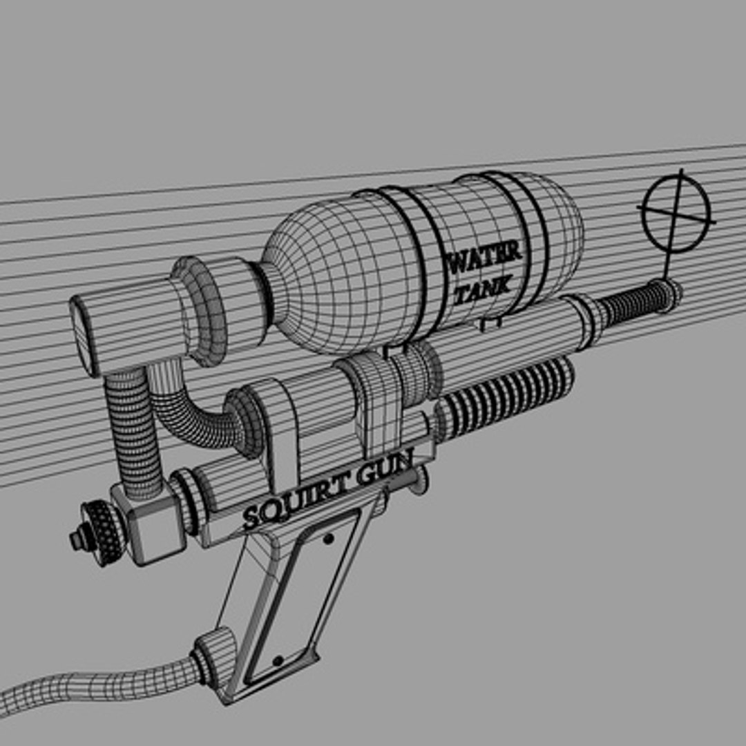 3d Water Gun Model