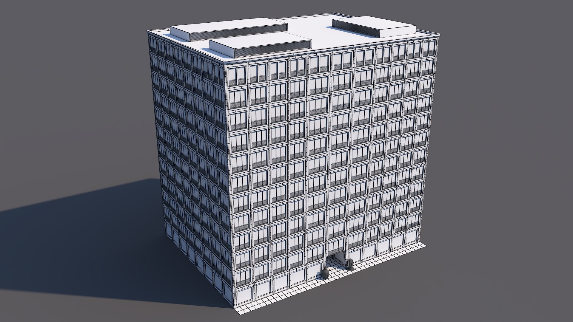 Office Building 03 3D Model - TurboSquid 2035765
