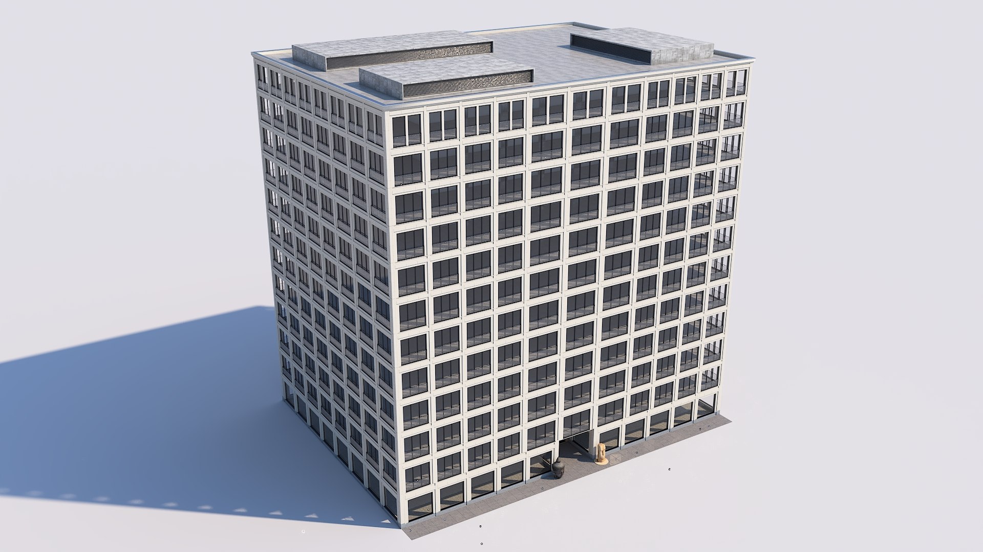 Office Building 03 3D Model - TurboSquid 2035765