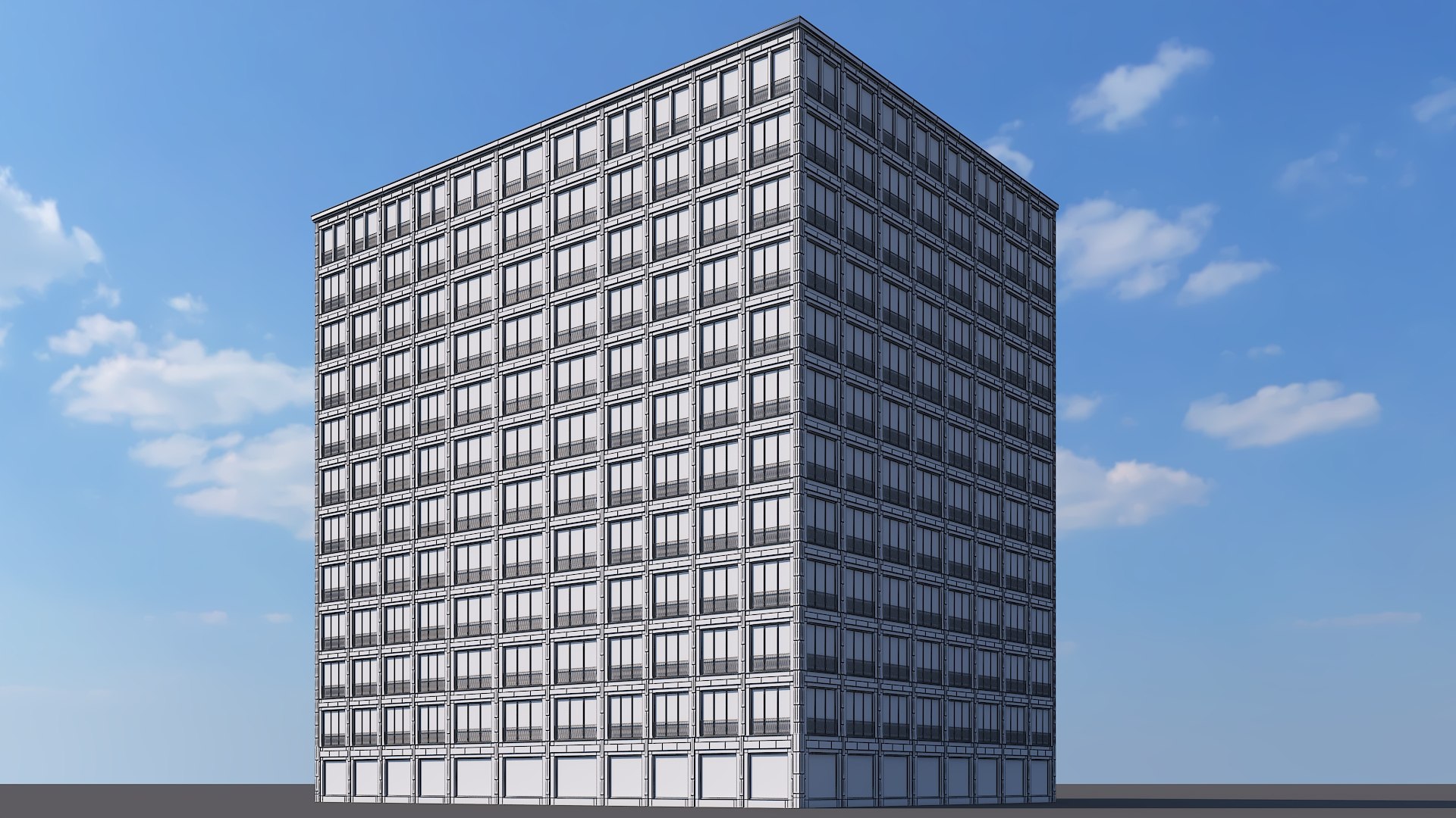 Office Building 03 3D Model - TurboSquid 2035765