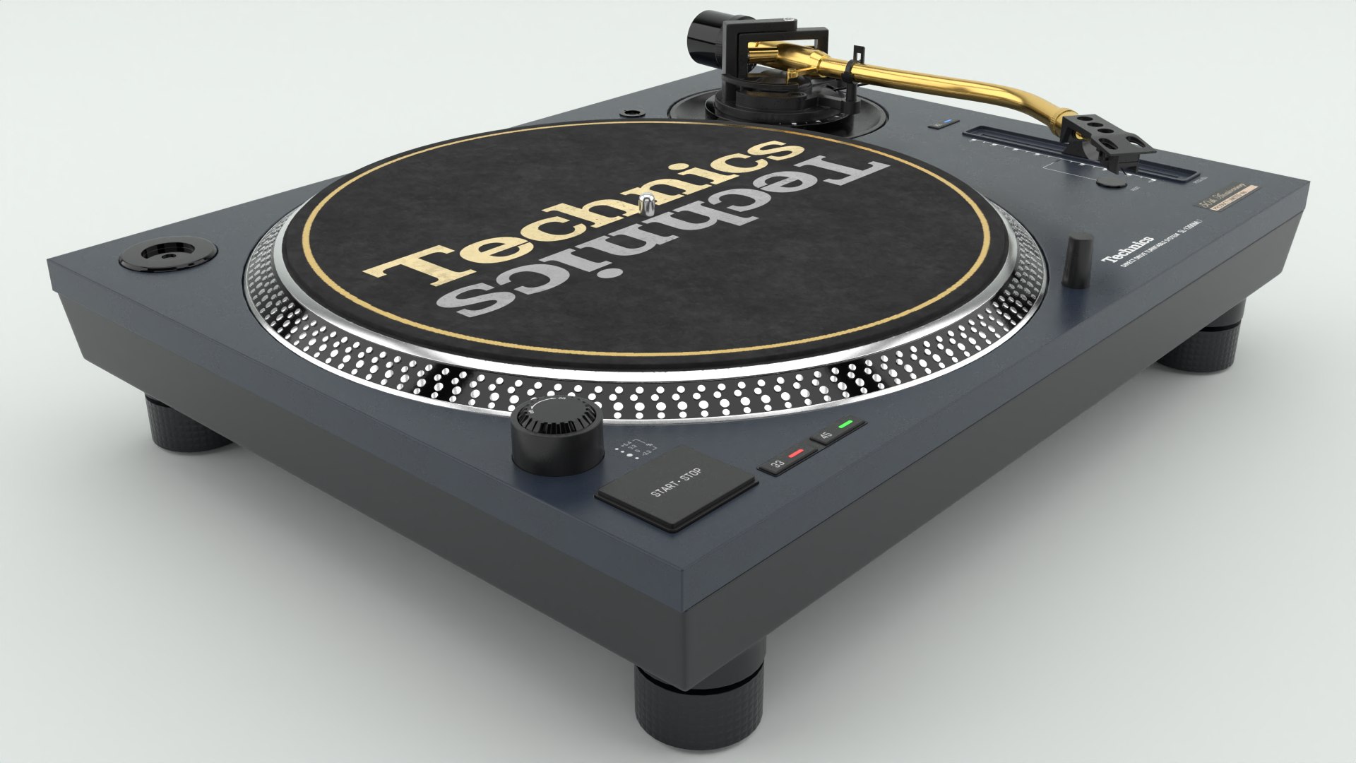 3D Technics SL-1200M7L Turntable Blue - TurboSquid 2098791