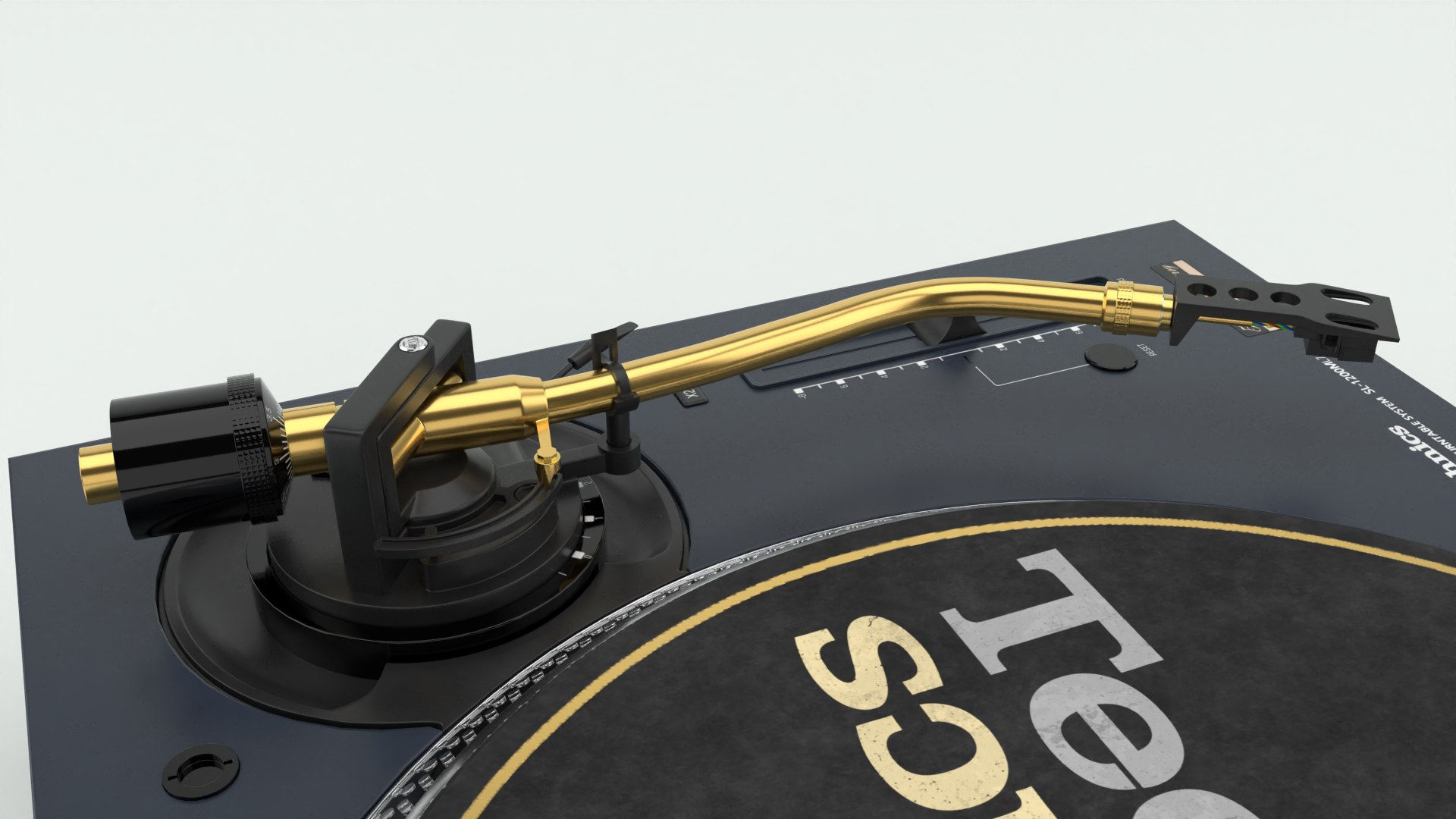 3D Technics SL-1200M7L Turntable Blue - TurboSquid 2098791