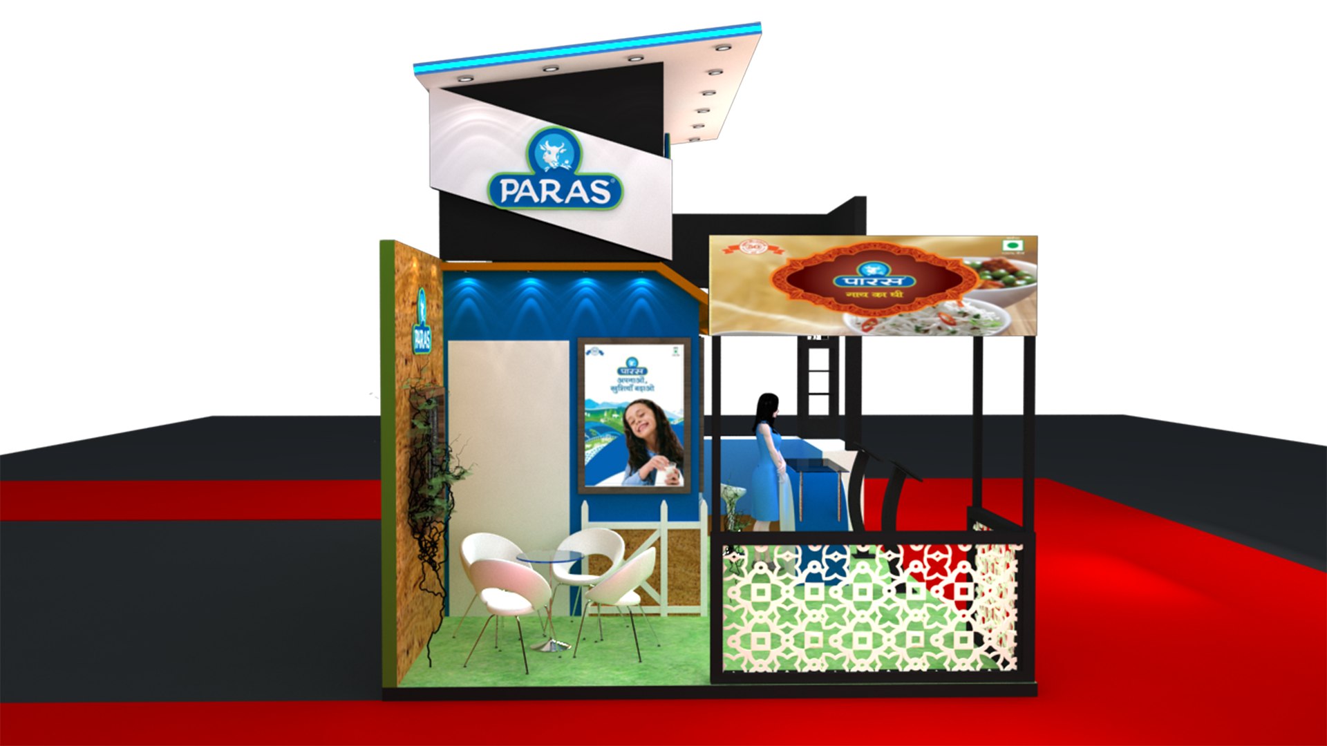 3 SIDE OPEN STAND 3D Model - TurboSquid 1989866