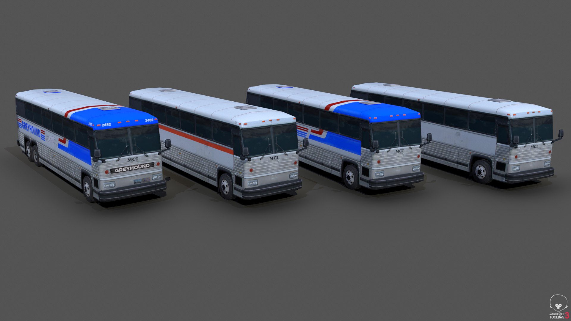Mci Mc-12 Coach Bus 3D Model - TurboSquid 1389724