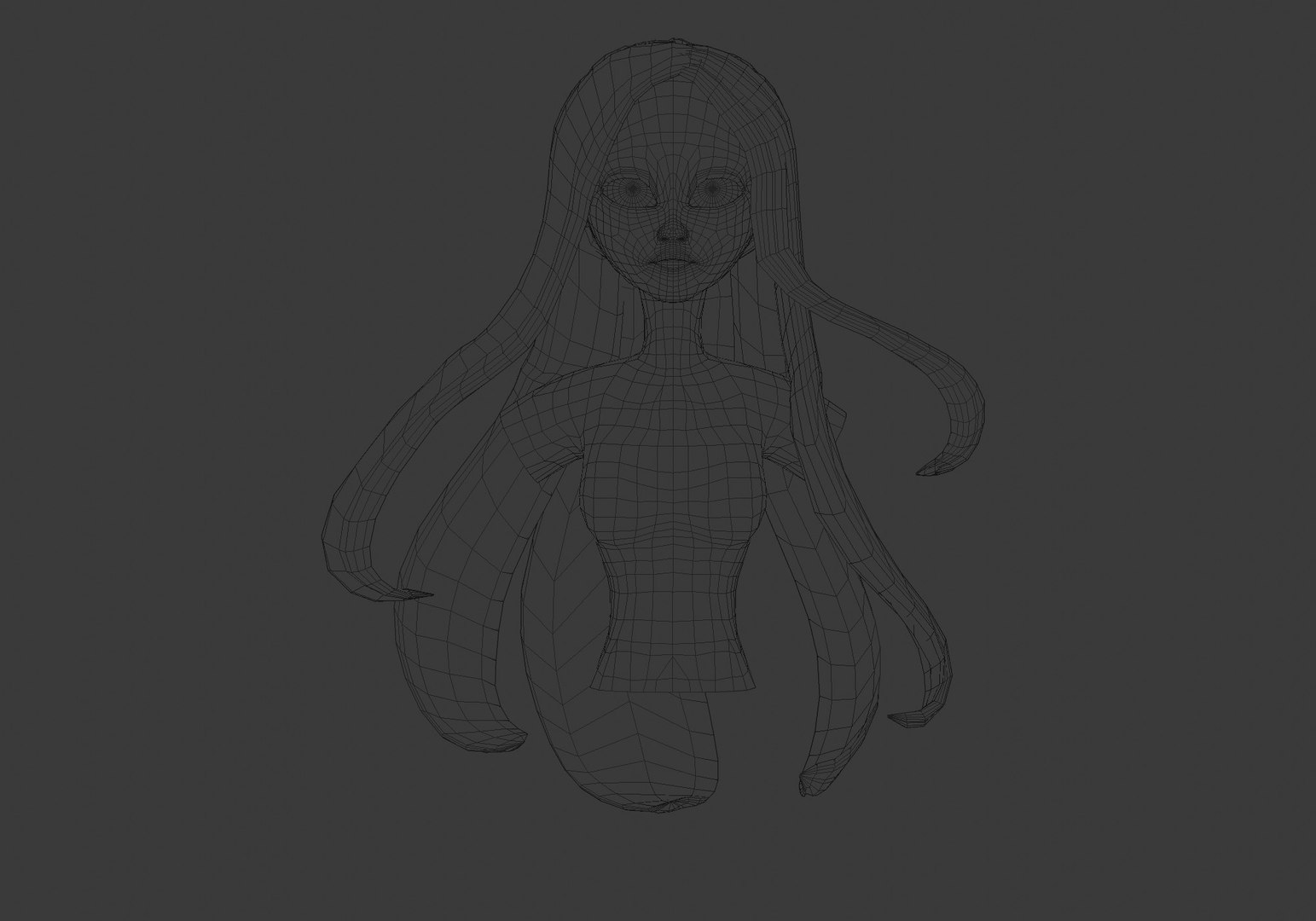 Windy Anime Hairstyle Model - TurboSquid 1921600