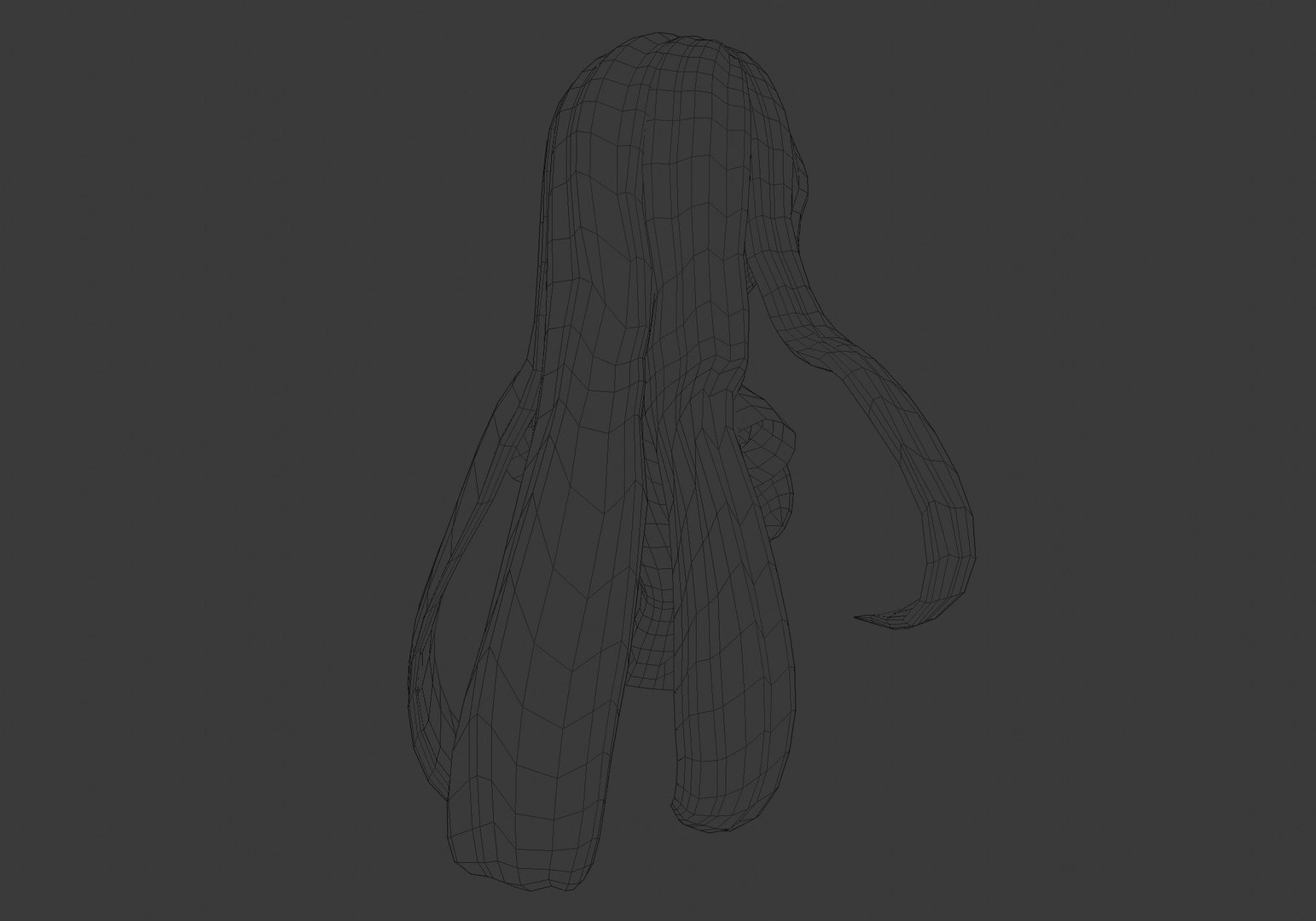 Windy Anime Hairstyle Model - TurboSquid 1921600