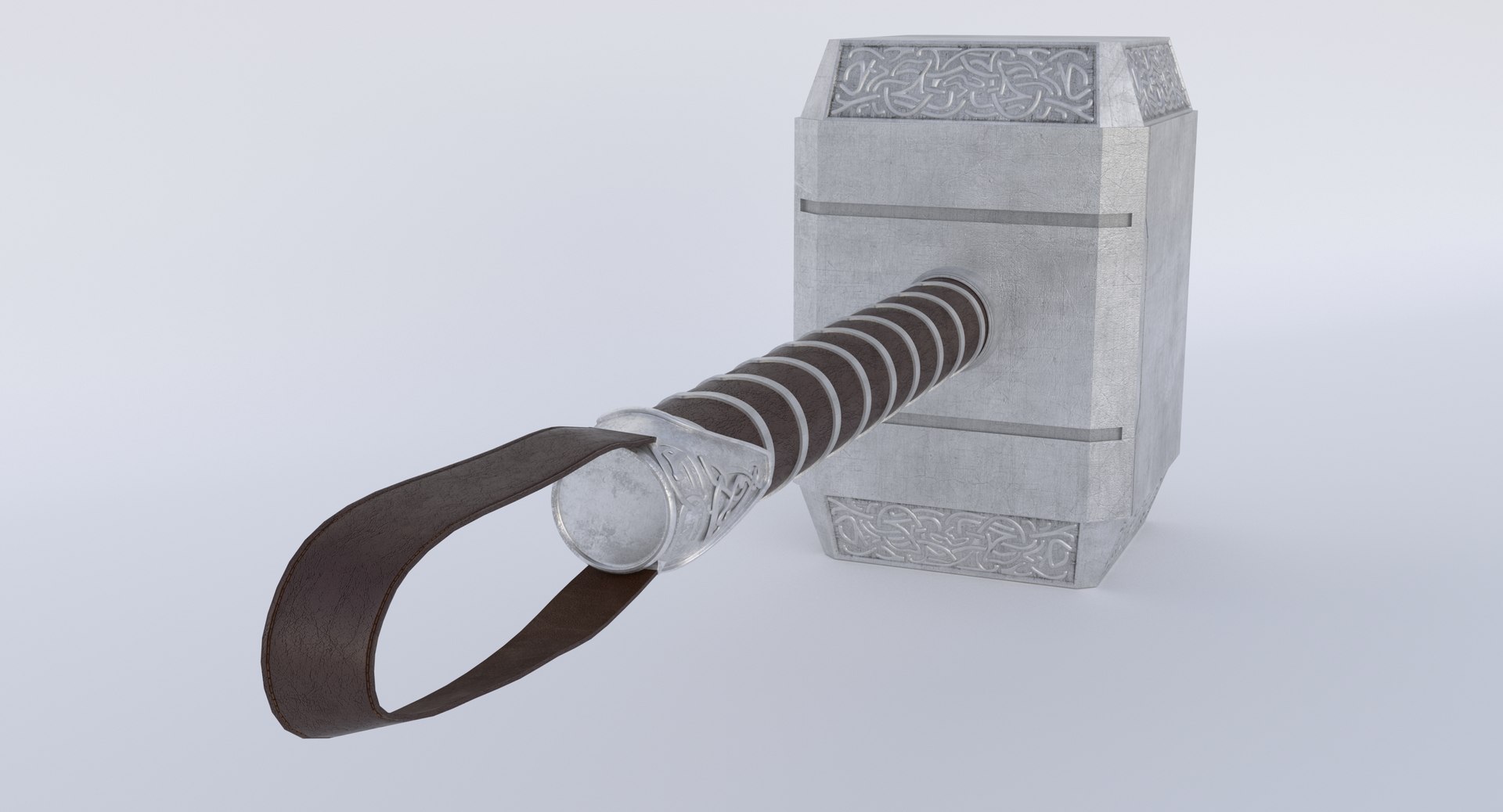 3D Mjolnir Thor Marvel - TurboSquid 1292922