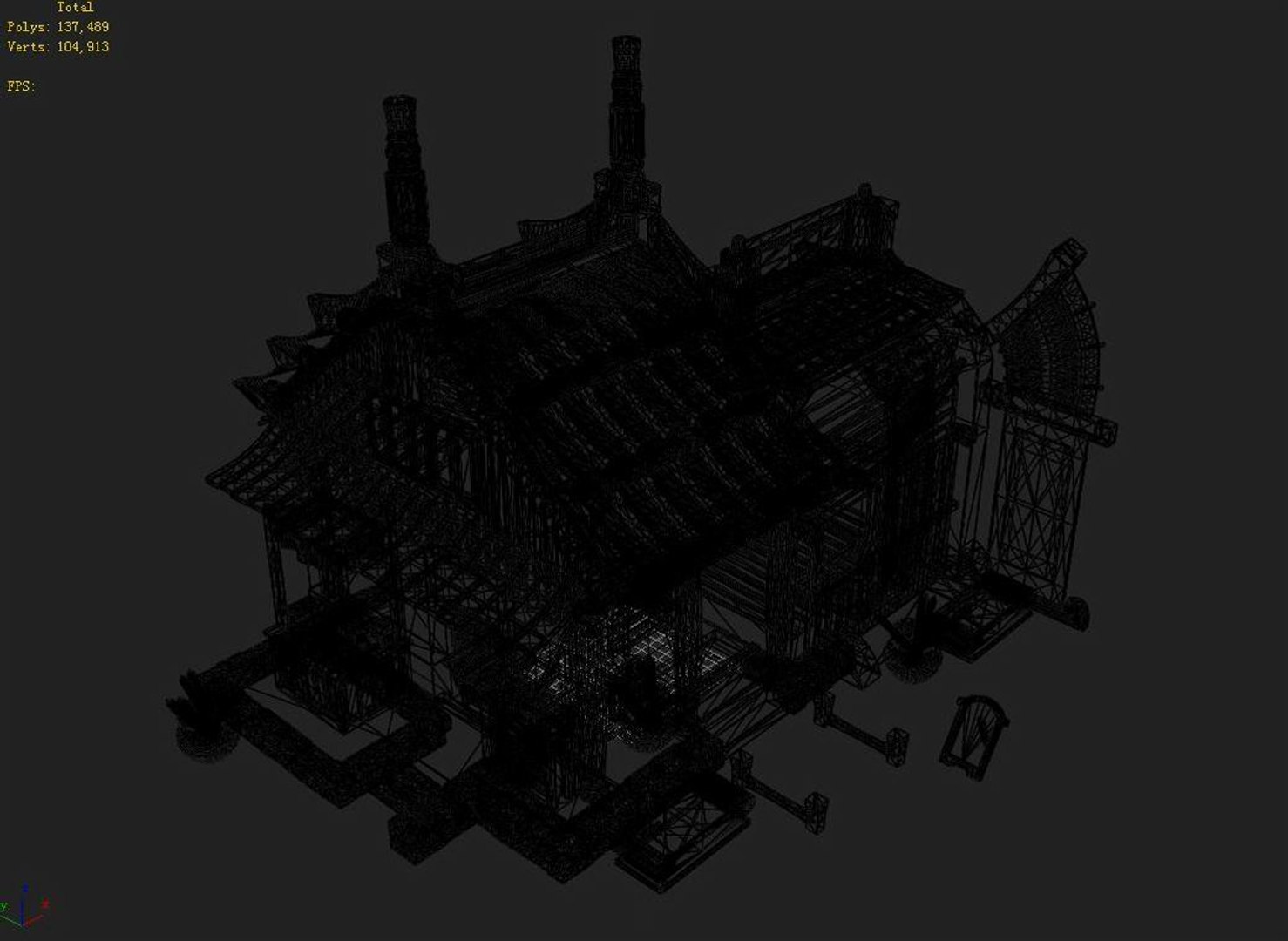 3D Gang Building - Intermediate - TurboSquid 1452389