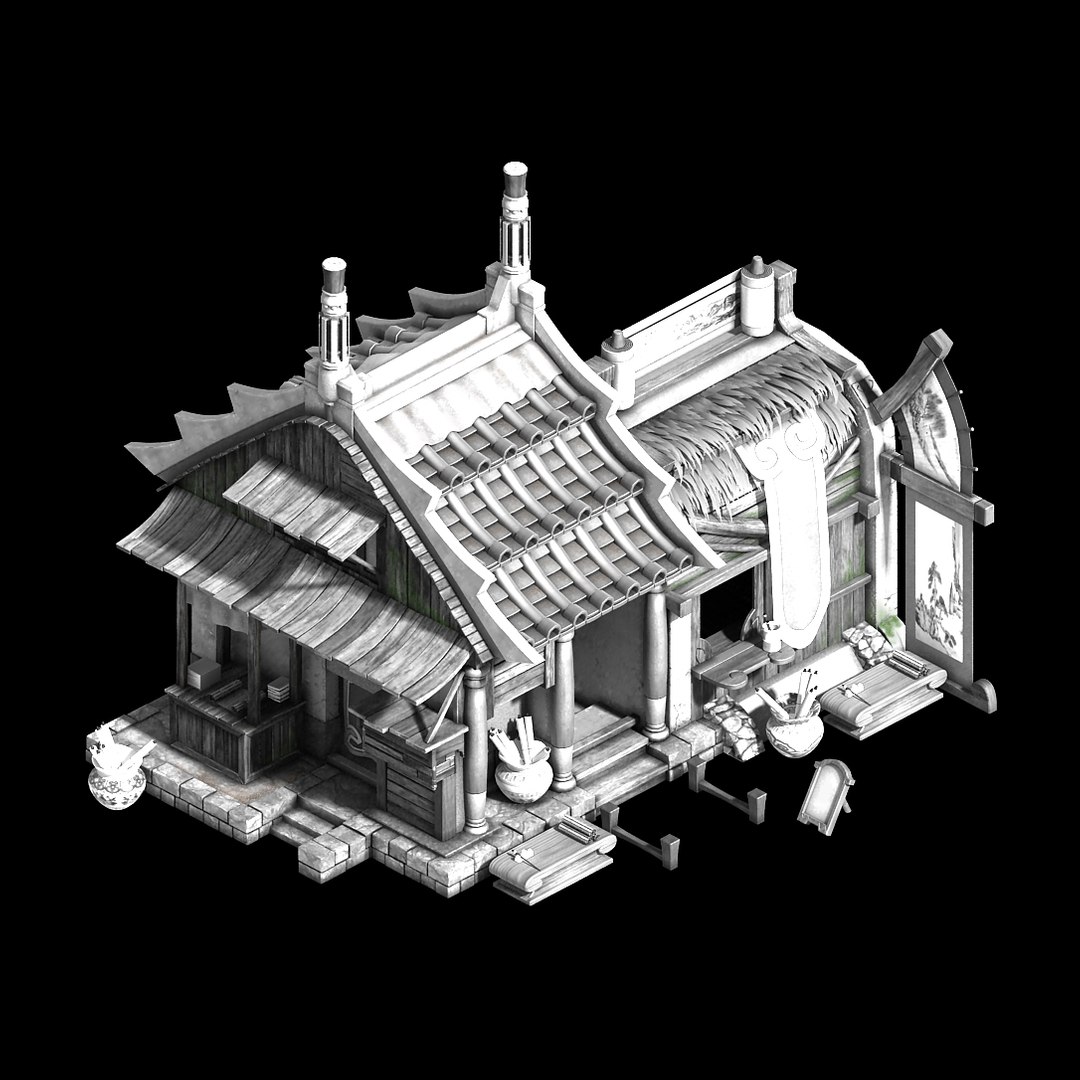 3D Gang Building - Intermediate - TurboSquid 1452389