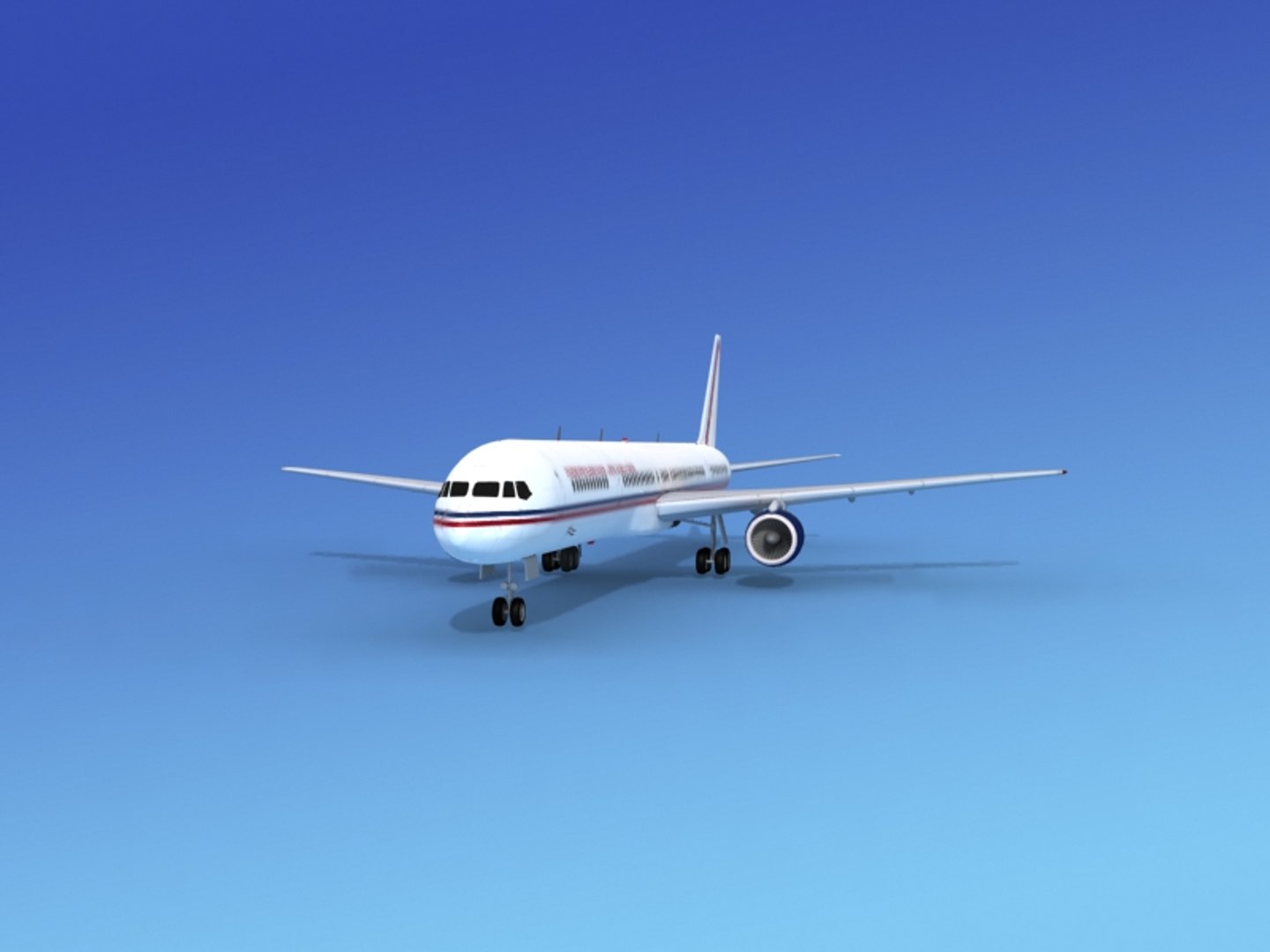 Airline Boeing 757 757-300 3d 3ds