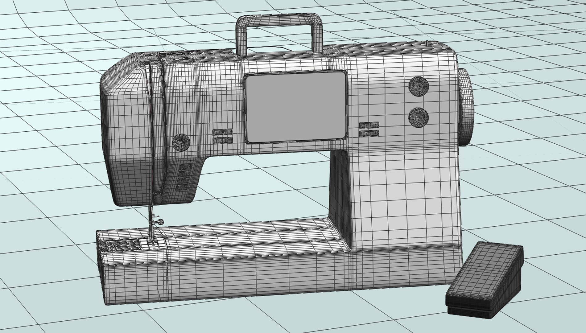 3D Sewing Machine - TurboSquid 1882237