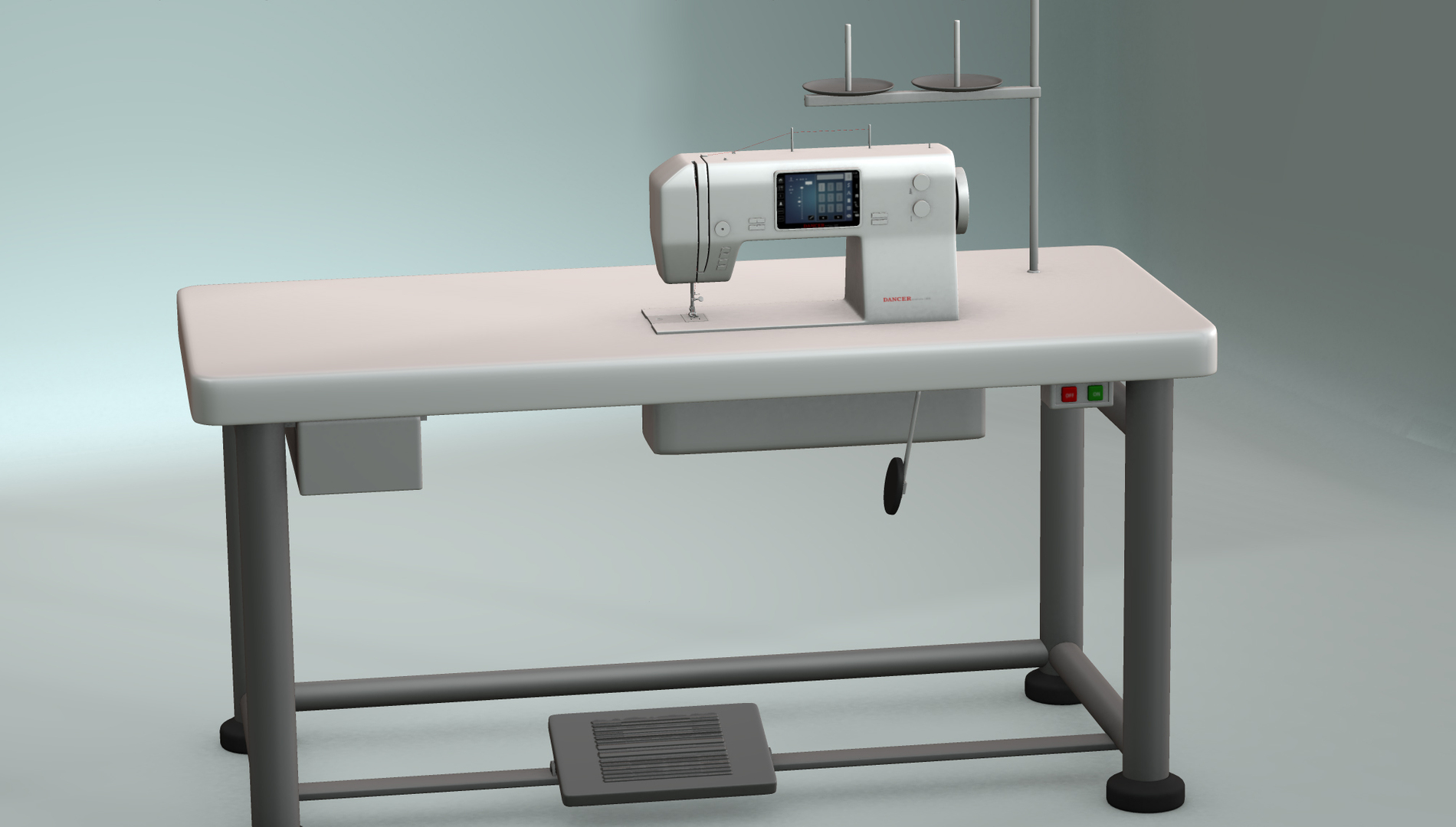 3D Sewing Machine - TurboSquid 1882237
