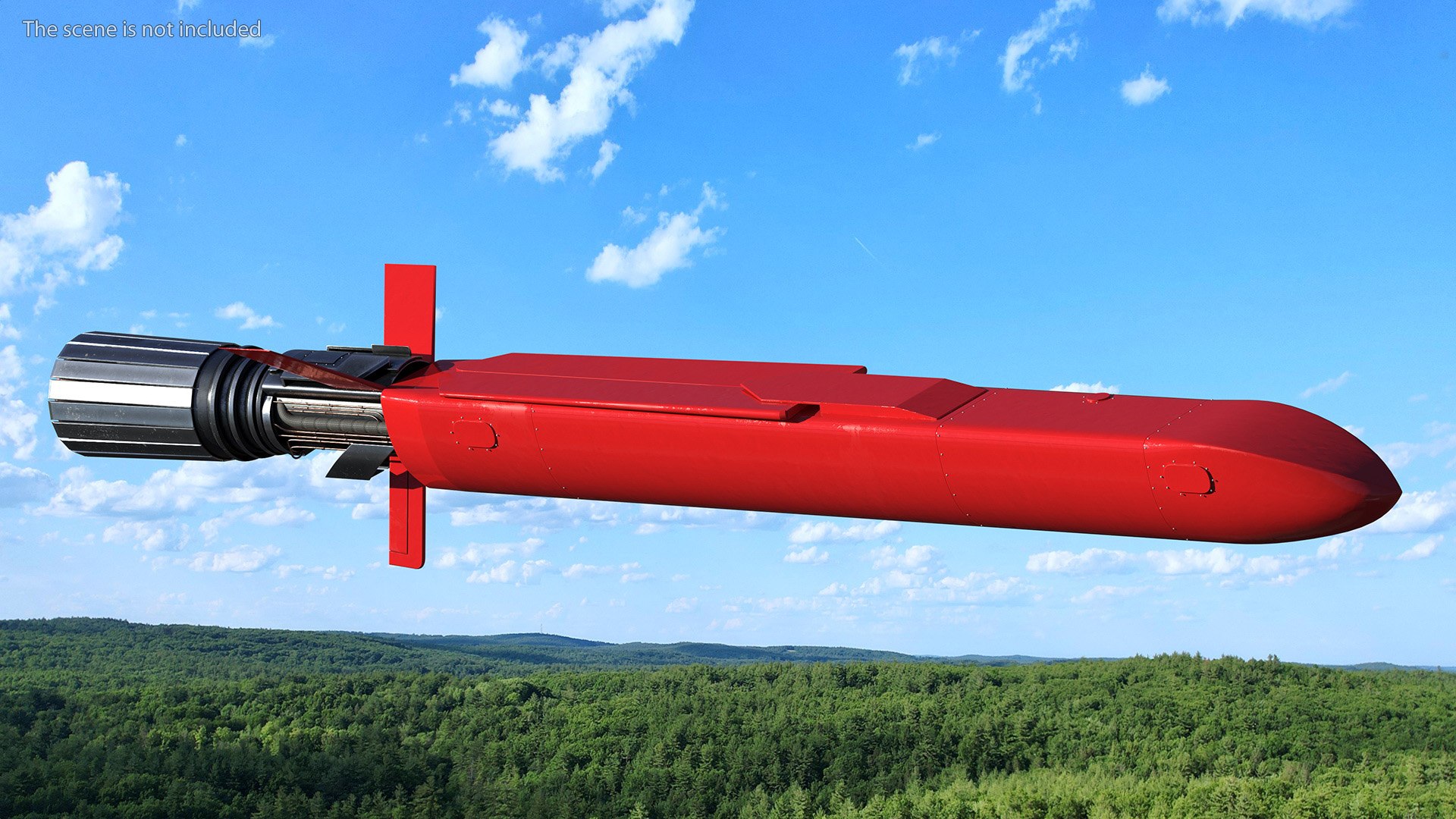3D Burevestnik 9M730 Nuclear Cruise Missile Model - TurboSquid 2226136