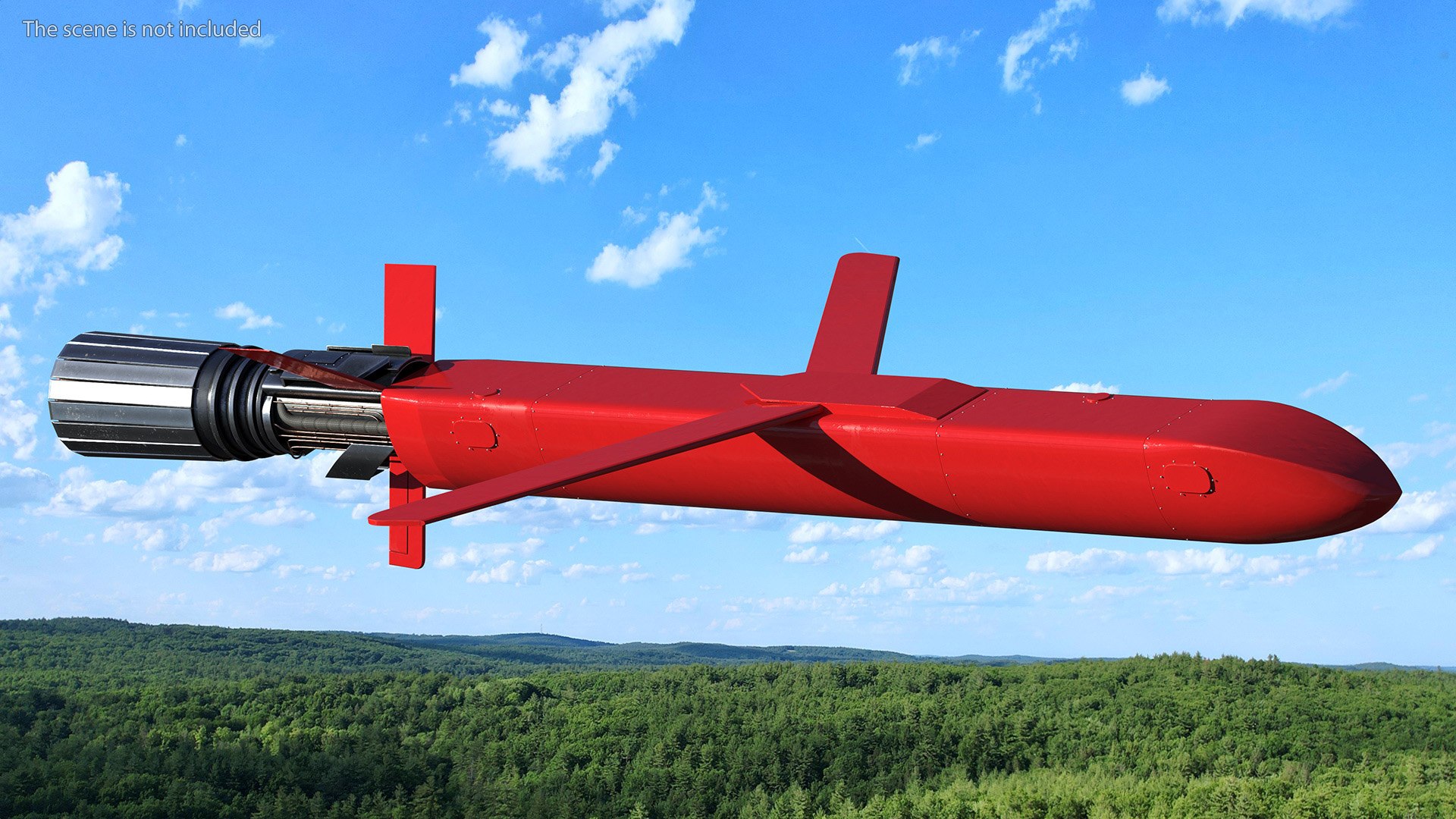 3D Burevestnik 9M730 Nuclear Cruise Missile Model - TurboSquid 2226136