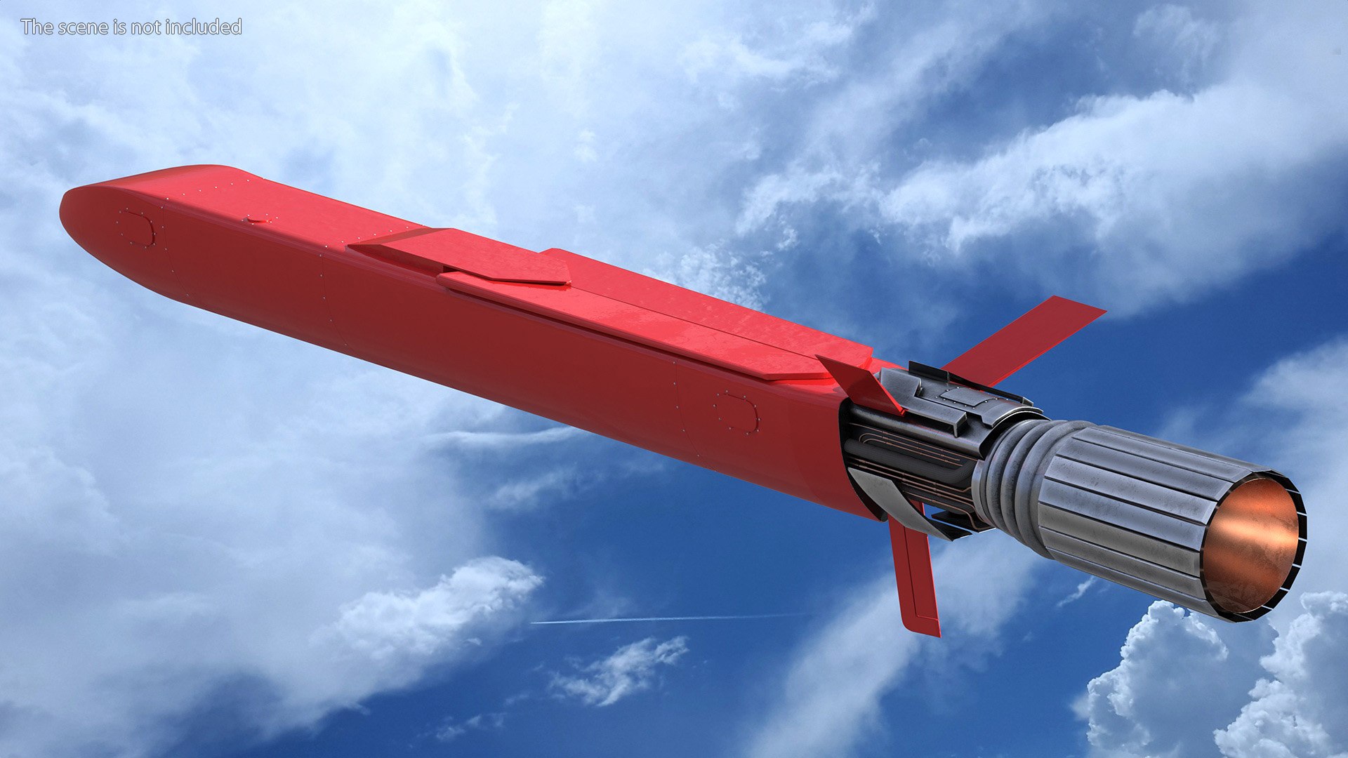 3D Burevestnik 9M730 Nuclear Cruise Missile Model - TurboSquid 2226136