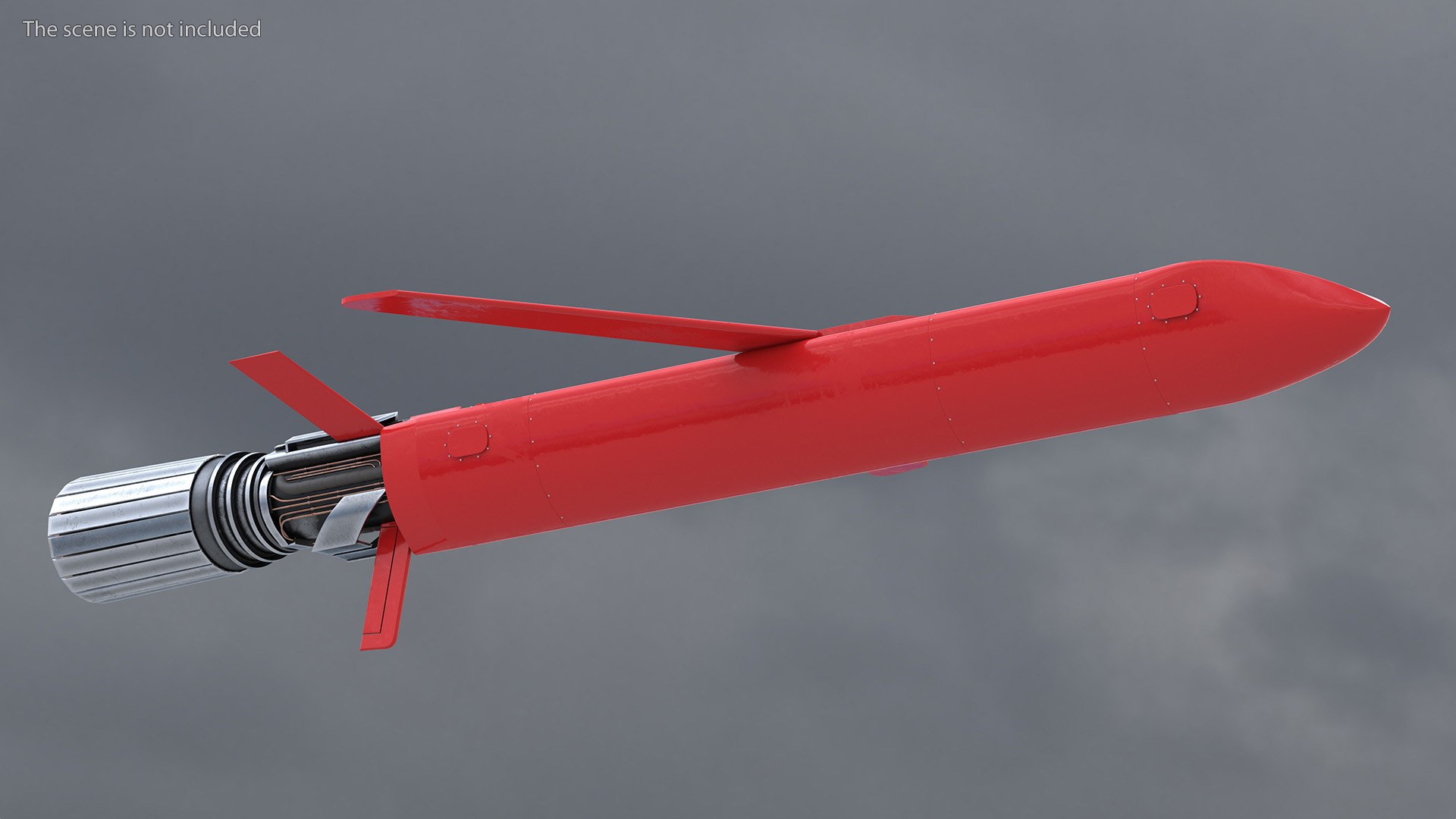 3D Burevestnik 9M730 Nuclear Cruise Missile Model - TurboSquid 2226136