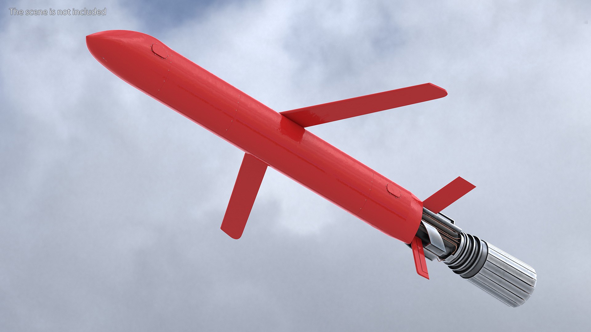 3D Burevestnik 9M730 Nuclear Cruise Missile Model - TurboSquid 2226136