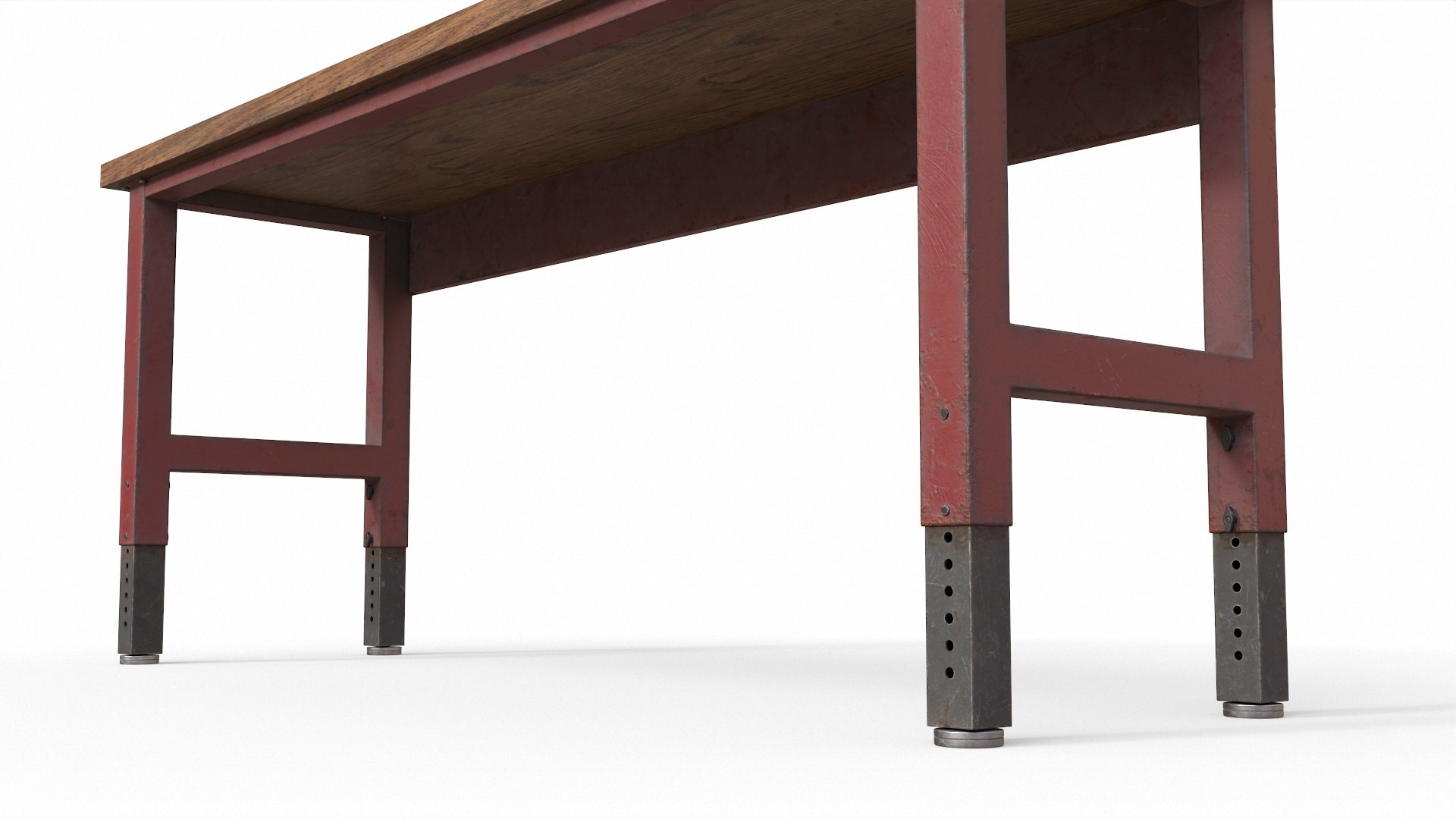 3D Model 2 Height Adjustable Workbench - TurboSquid 2097936