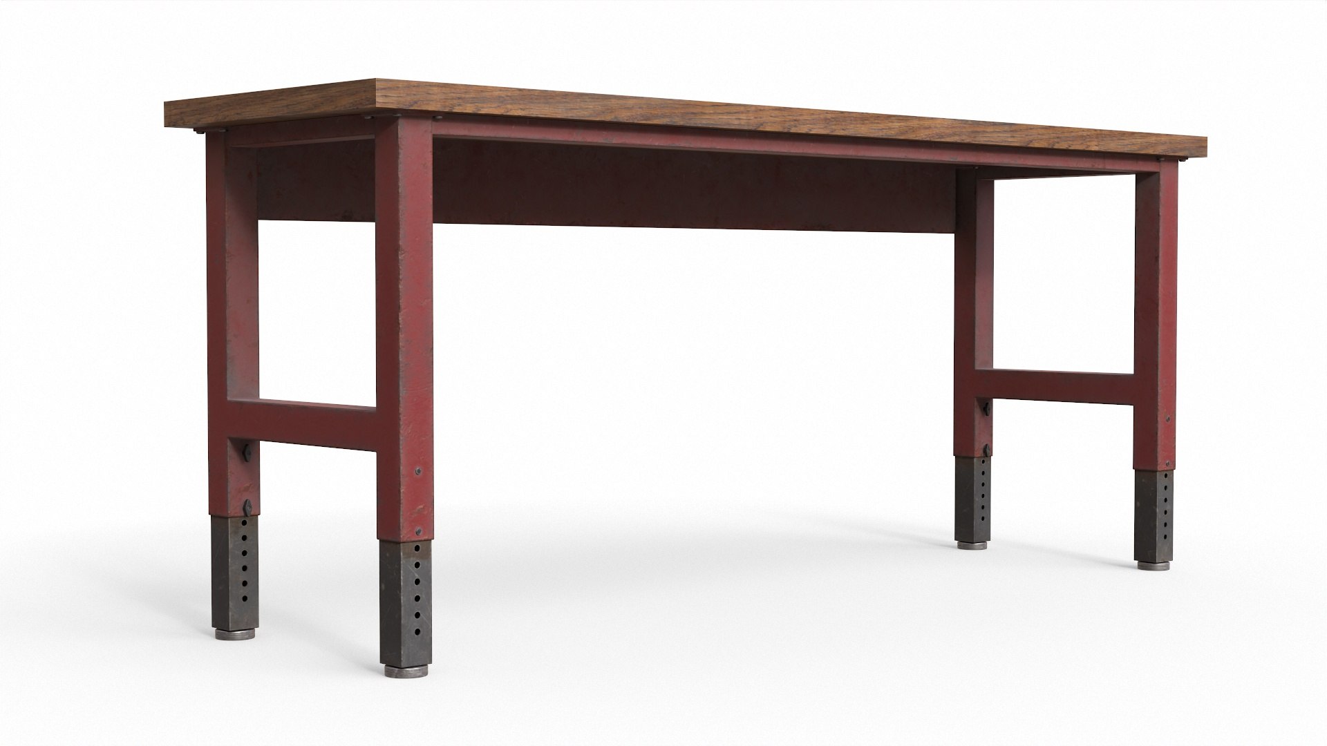 3D Model 2 Height Adjustable Workbench - TurboSquid 2097936