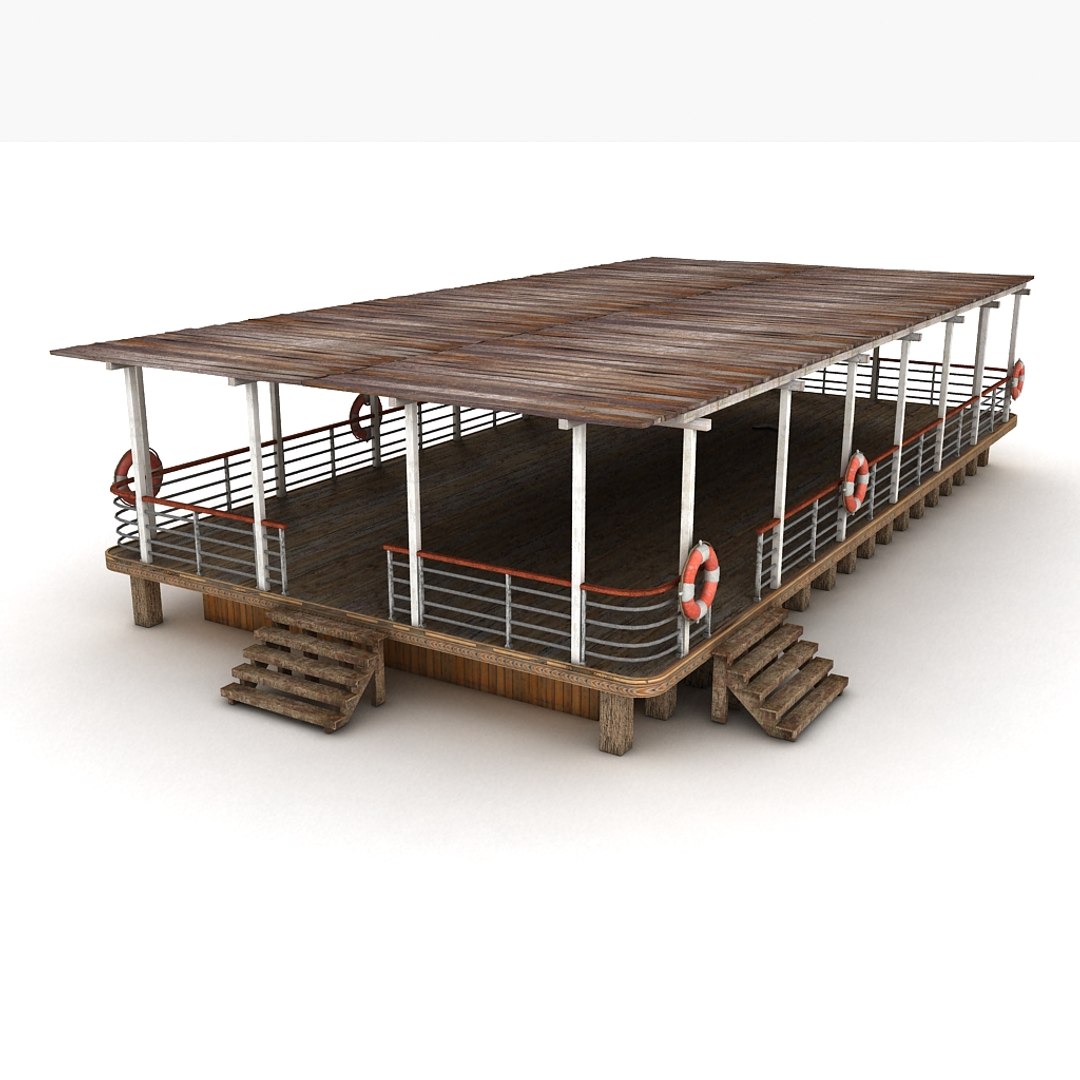 3d model building outdoor roof