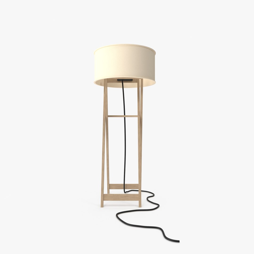 3D Folding Axis Floor Lamp - TurboSquid 1570101