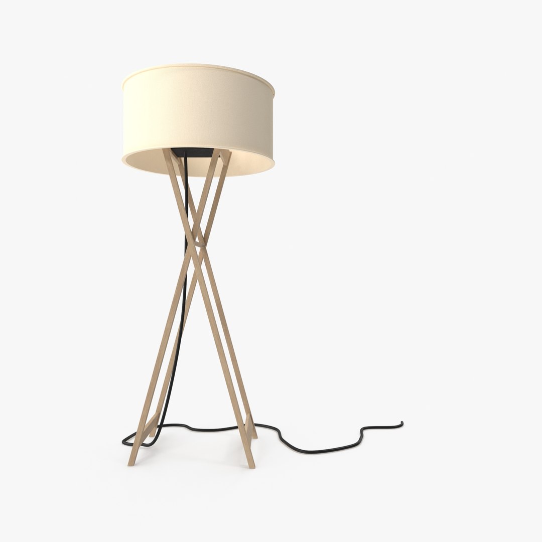 3D Folding Axis Floor Lamp - TurboSquid 1570101