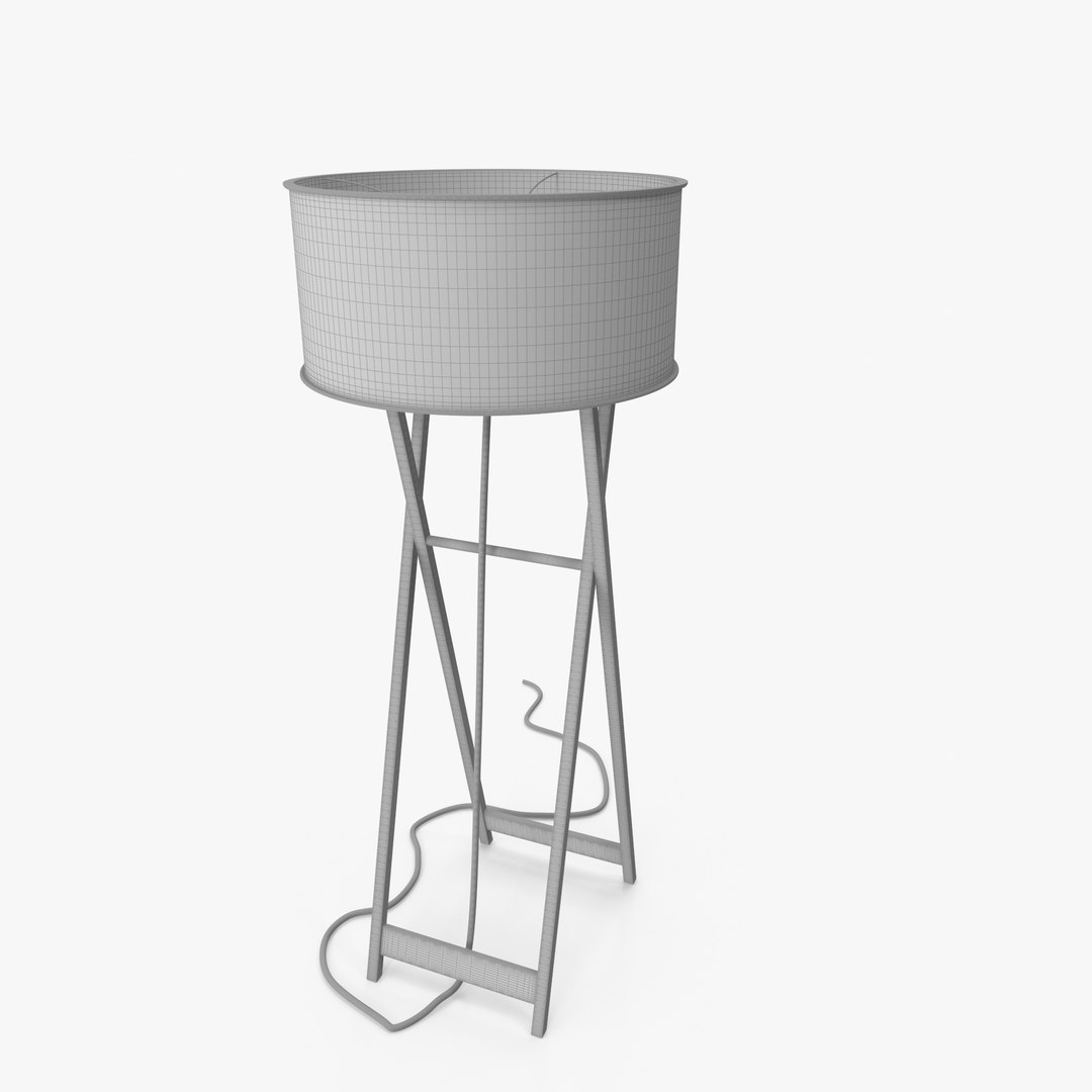 3D Folding Axis Floor Lamp - TurboSquid 1570101